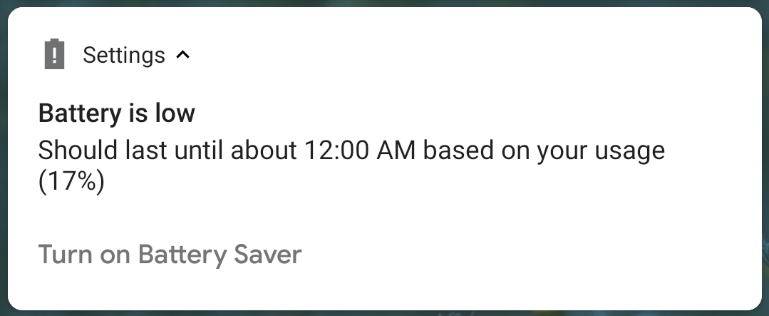 Android P's battery estimates tell you when your phone is likely to ...