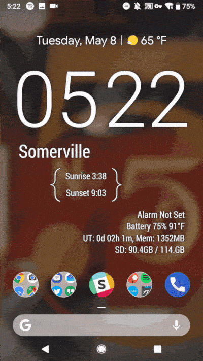 Android P DP2 has a redesigned interface for triggering split screen apps