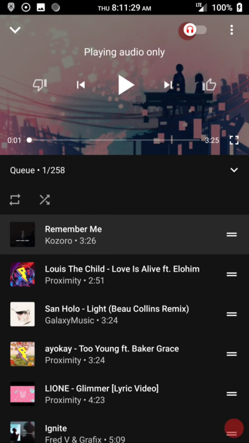 YouTube Music is testing a new player UI and queue functionality