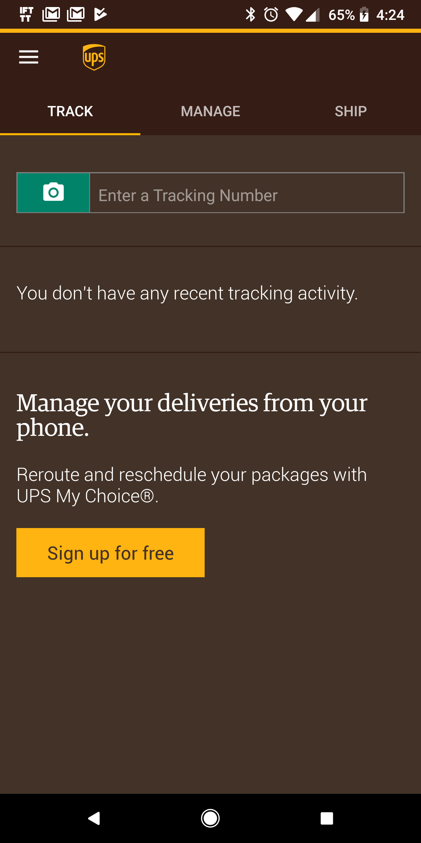 UPS app updated with less brown, fingerprint logins, and more