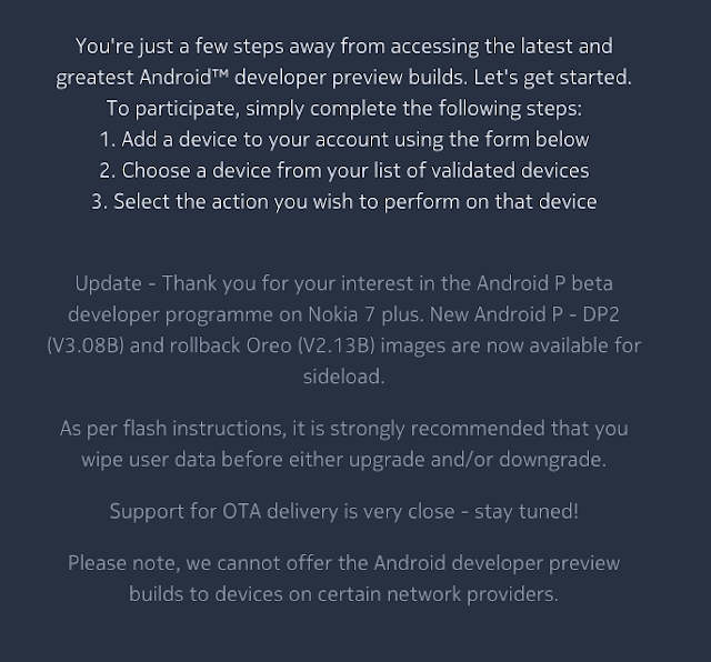 Android P Developer Preview 3 now available for Nokia 7 Plus