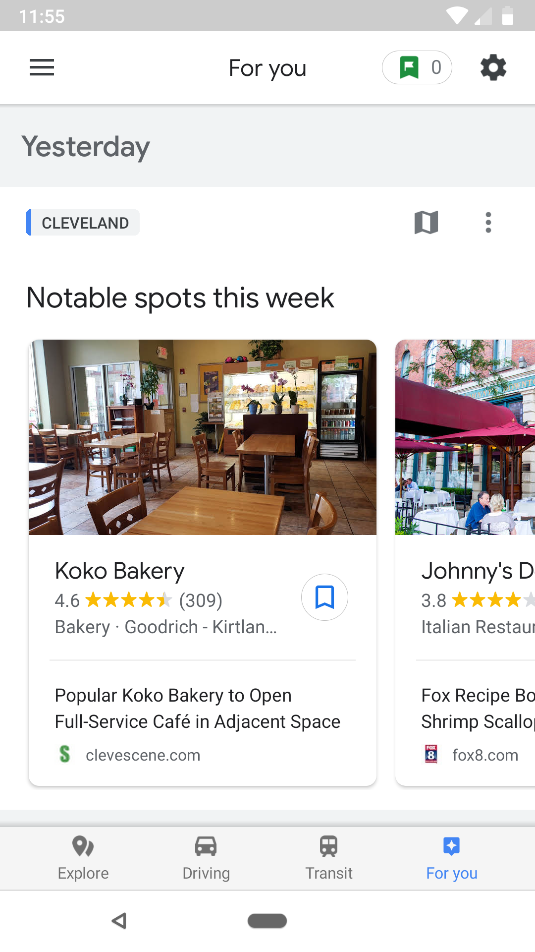 Google Maps 'For you' tab starting to appear for some (Updated)