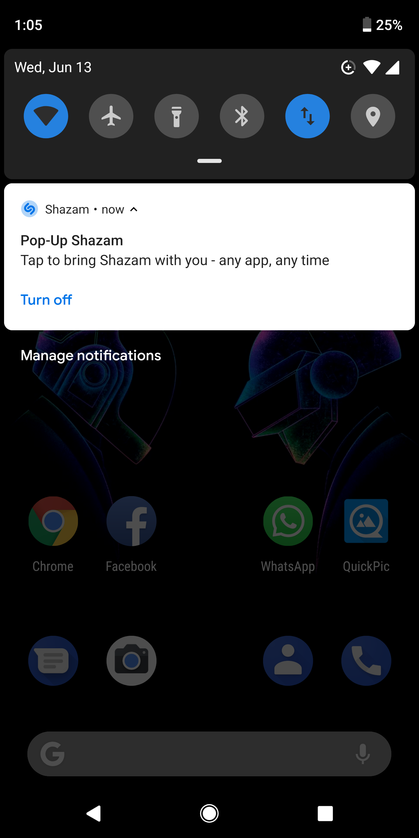 [Update: You can turn it off] Shazam getting chat head-like 'pop-up' search