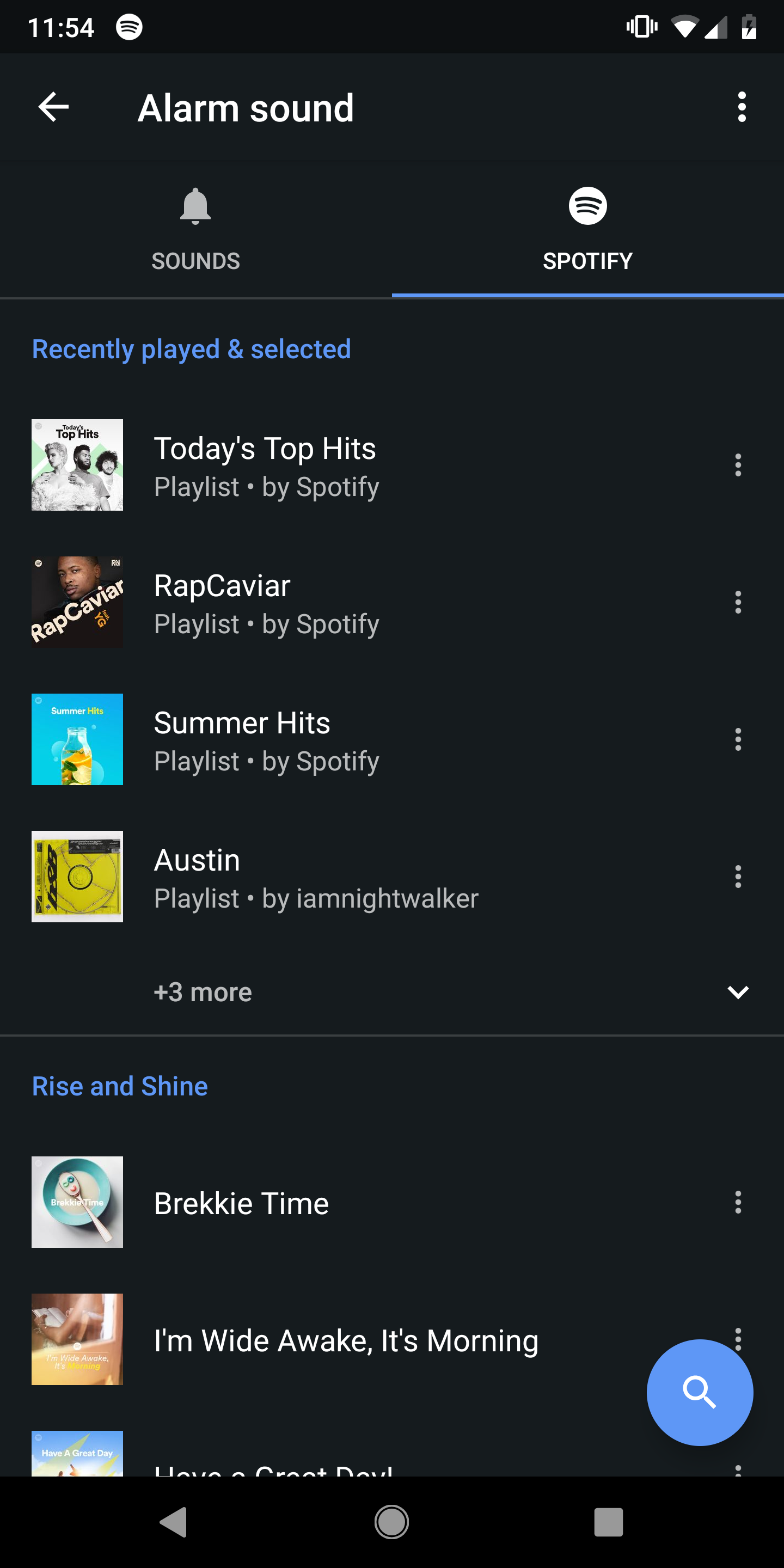 [Update: Live, APK Download] Google Clock app now supports Spotify for ...