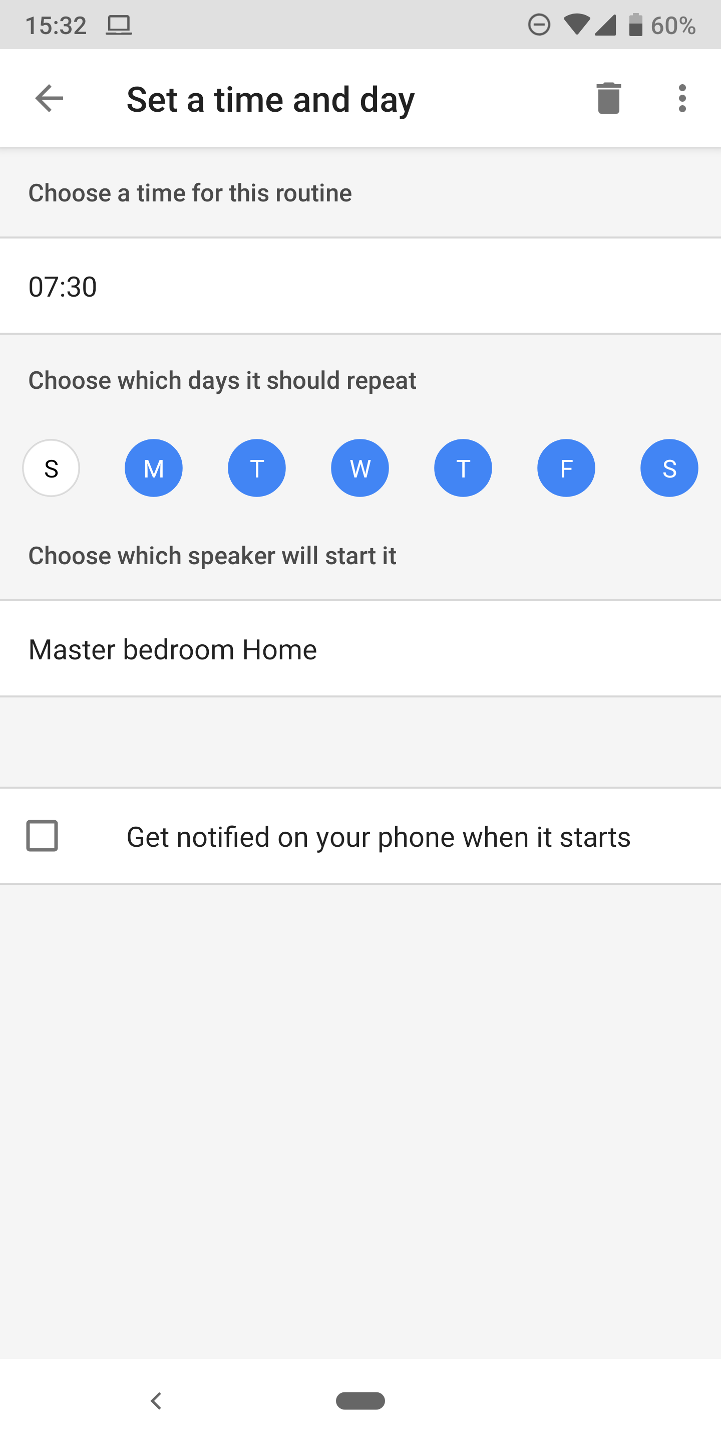 Scheduled custom routines are now available on the Google Home