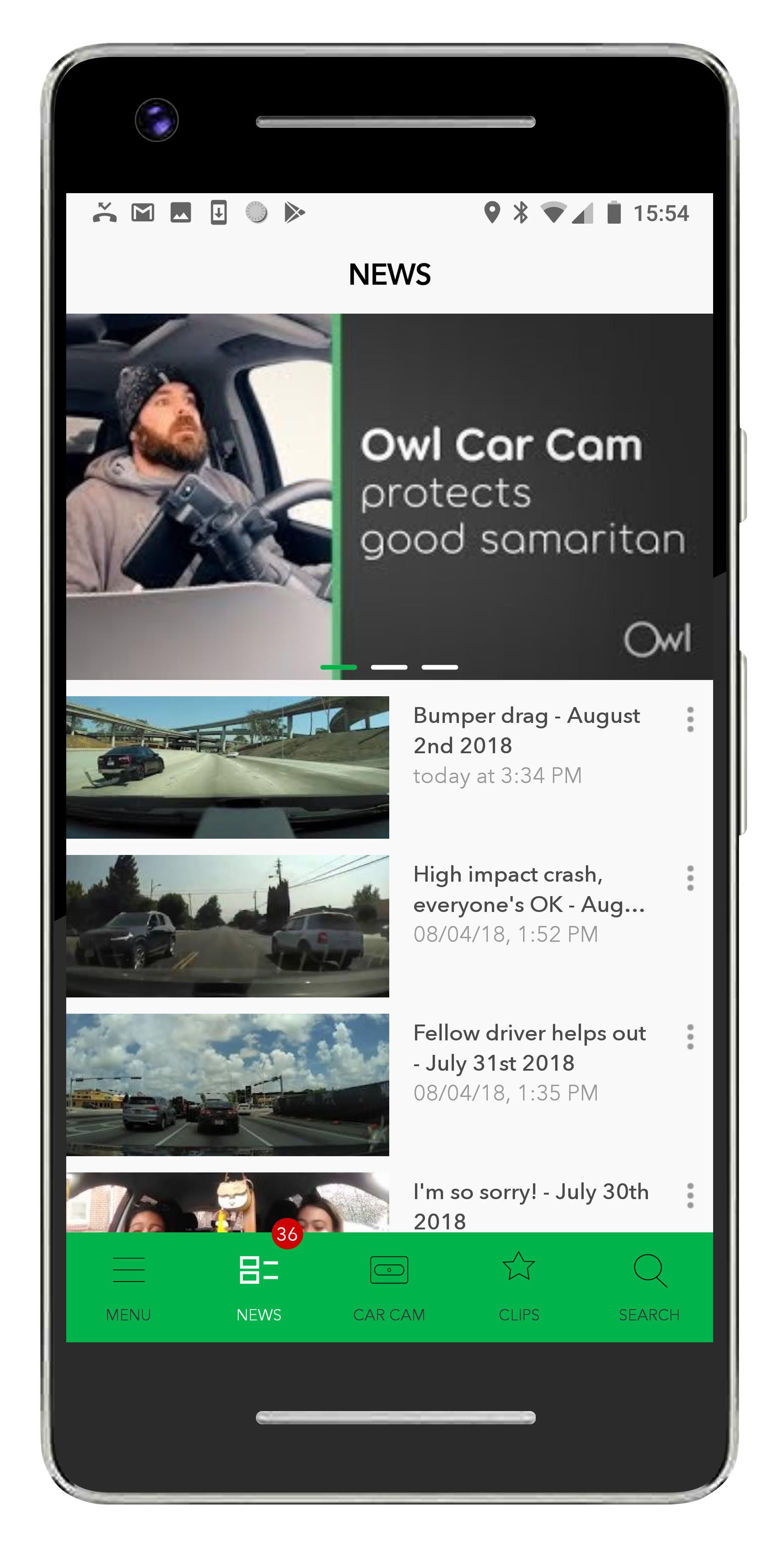 Owl Car Cam lets you keep an eye on your car from the comfort of your ...