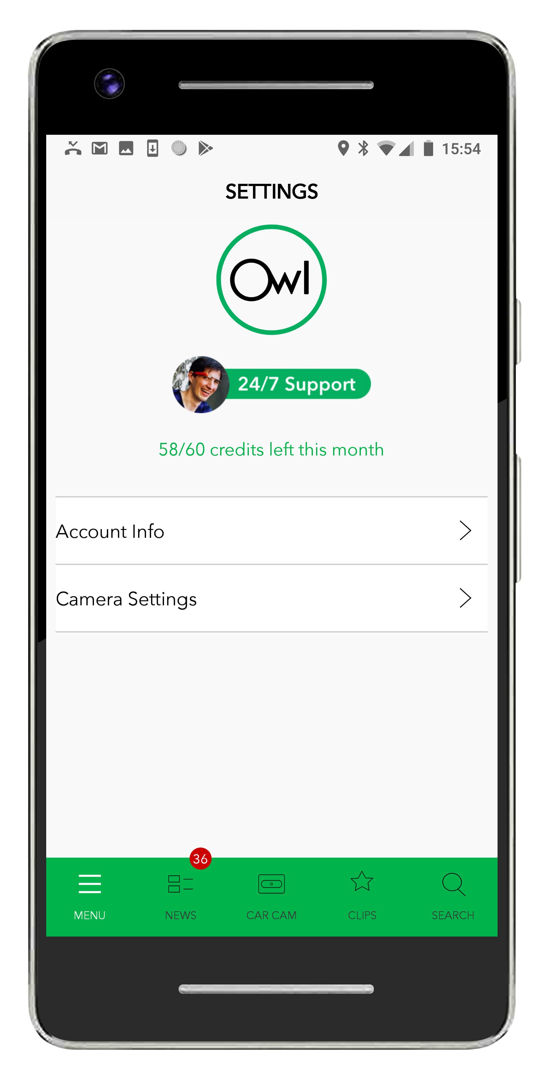 Owl Car Cam lets you keep an eye on your car from the comfort of your ...