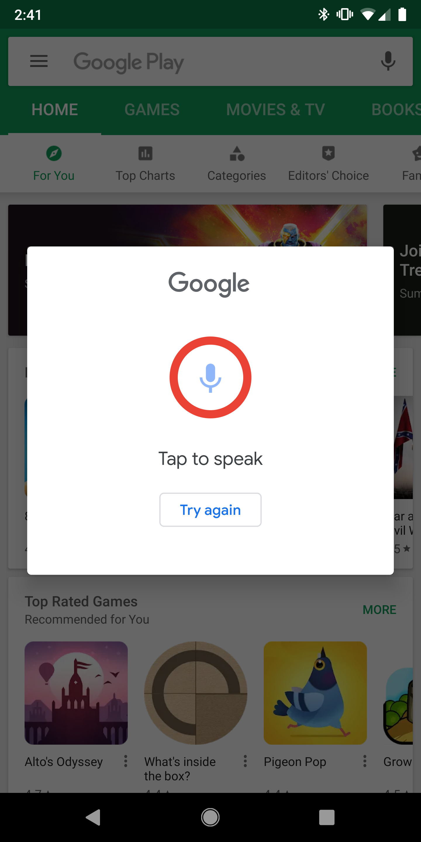 Google's speech input UI is getting a Material makeover