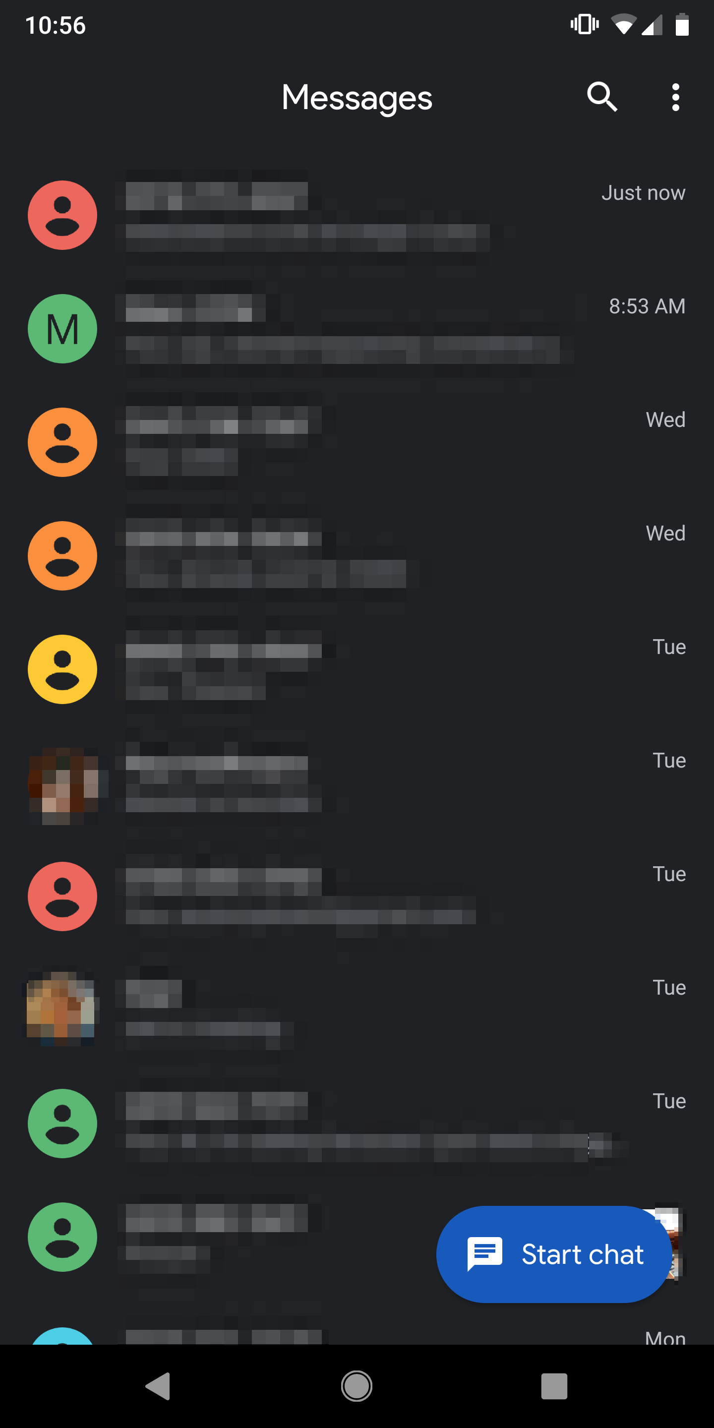 [Update: Back in v3.5.052] Android Messages v3.5 adds new Material UI ...