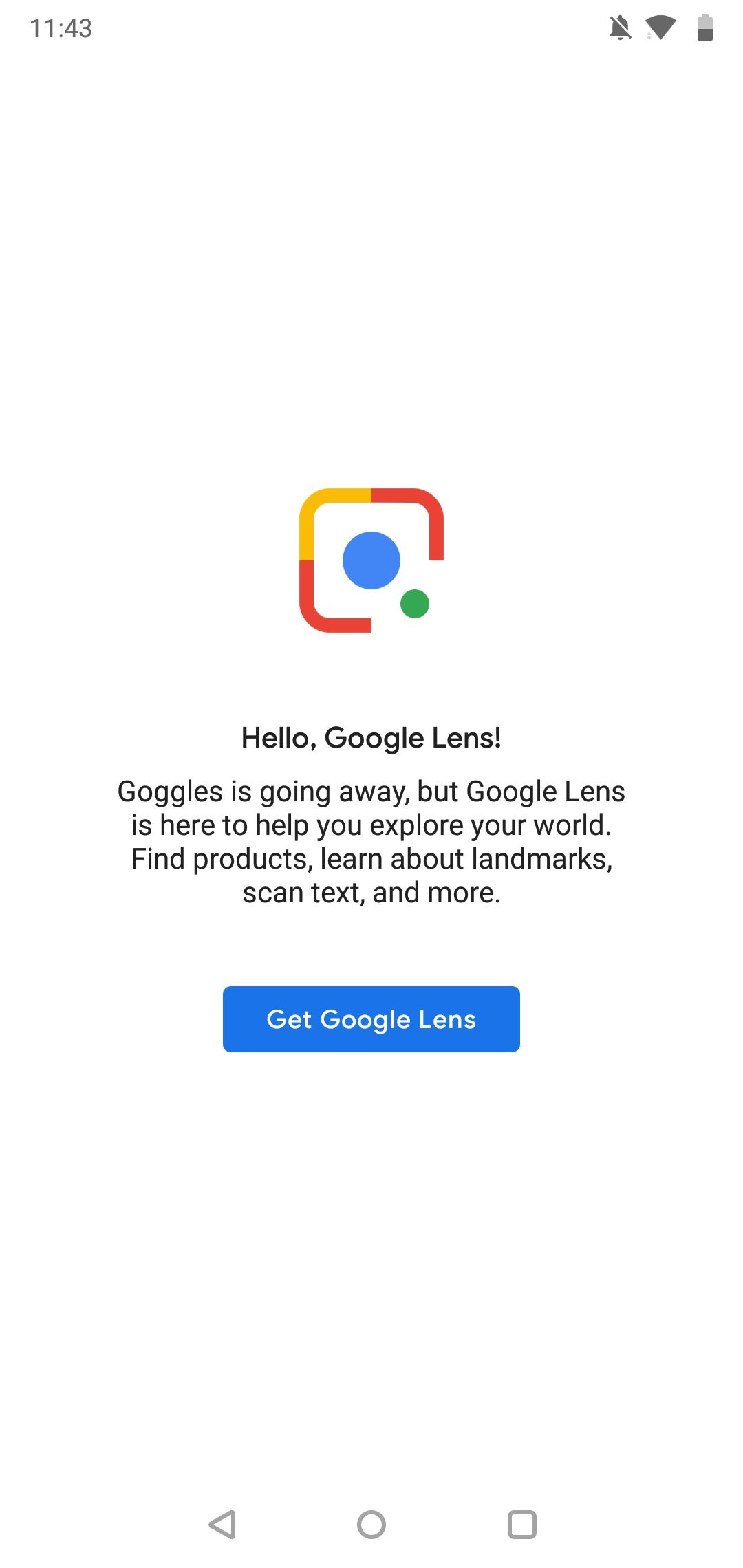 Google Goggles is dead, now prompts users to install Lens