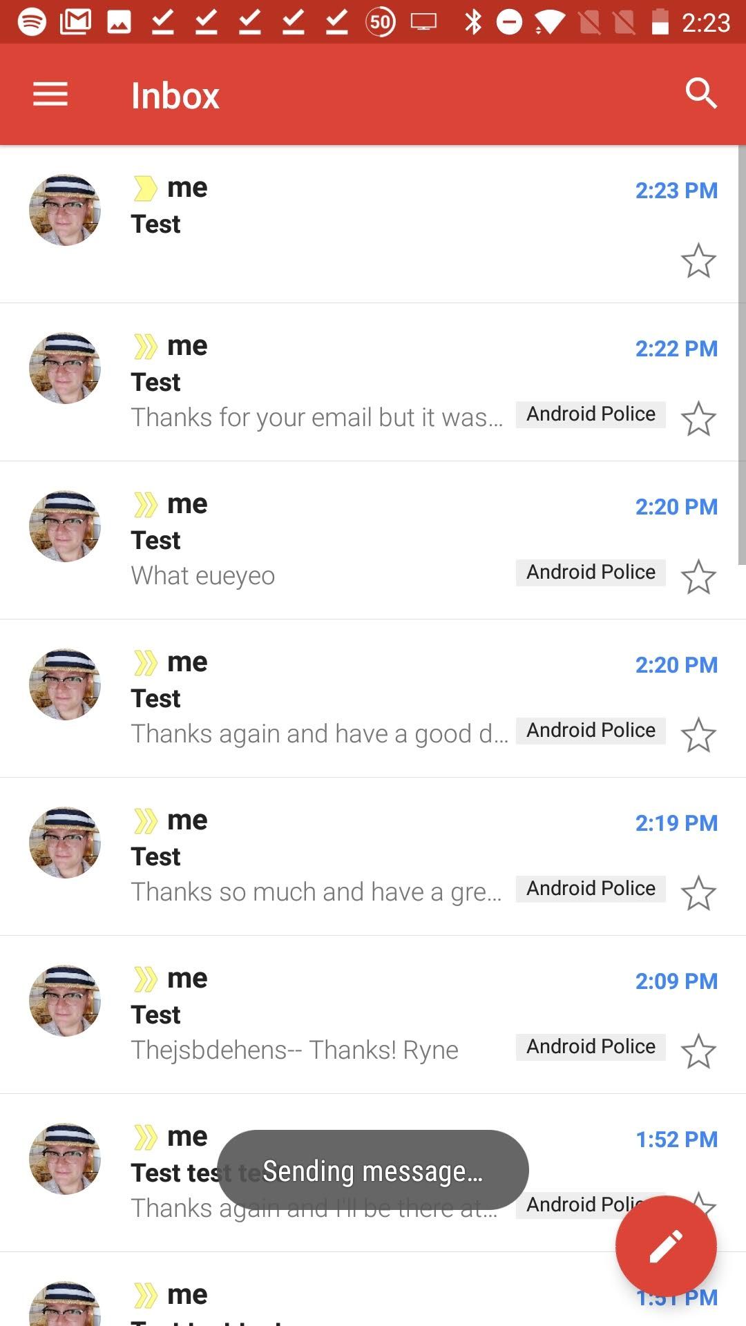 Gmail for Android can now undo sent emails Gmail for Android can now undo sent emails