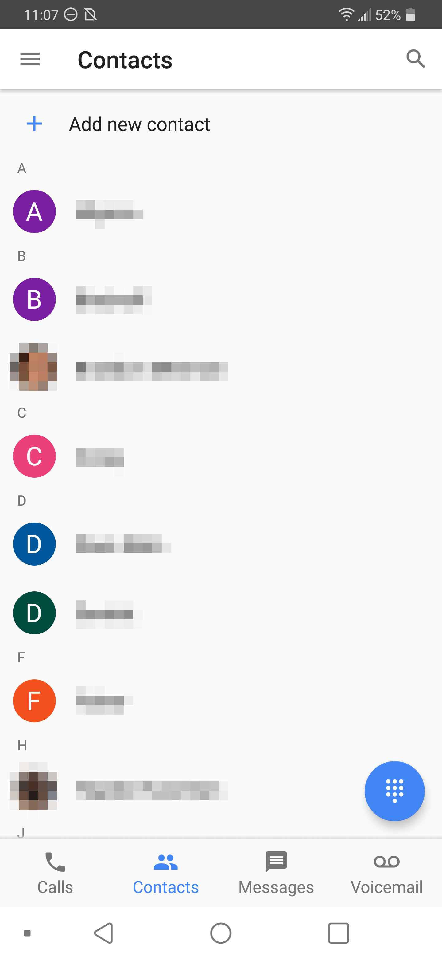 Google Voice gets a new icon, color, and Contacts tab