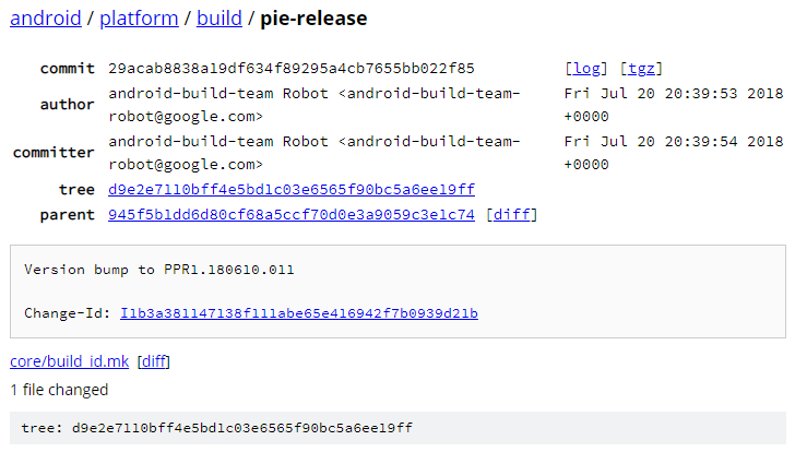 Final version of Android 9 Pie hits AOSP