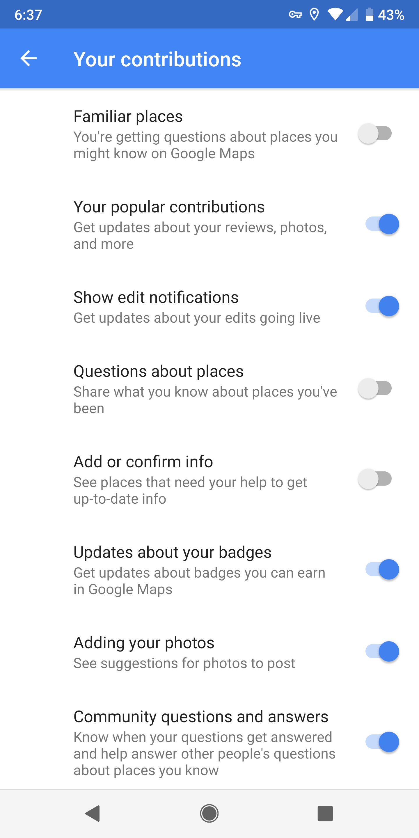 How to turn off those pesky Google Maps notifications