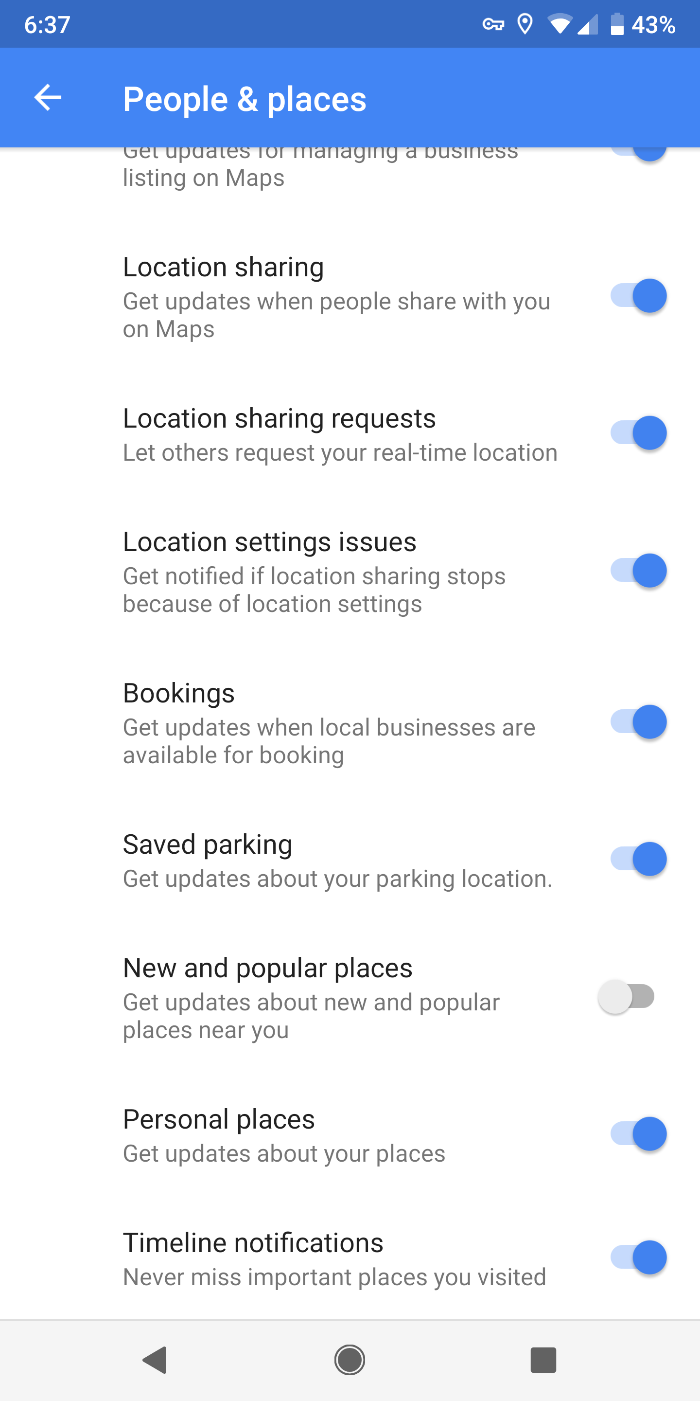 How to turn off those pesky Google Maps notifications