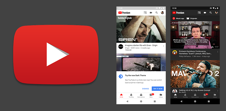 YouTube's long-awaited Dark Theme is now rolling out
