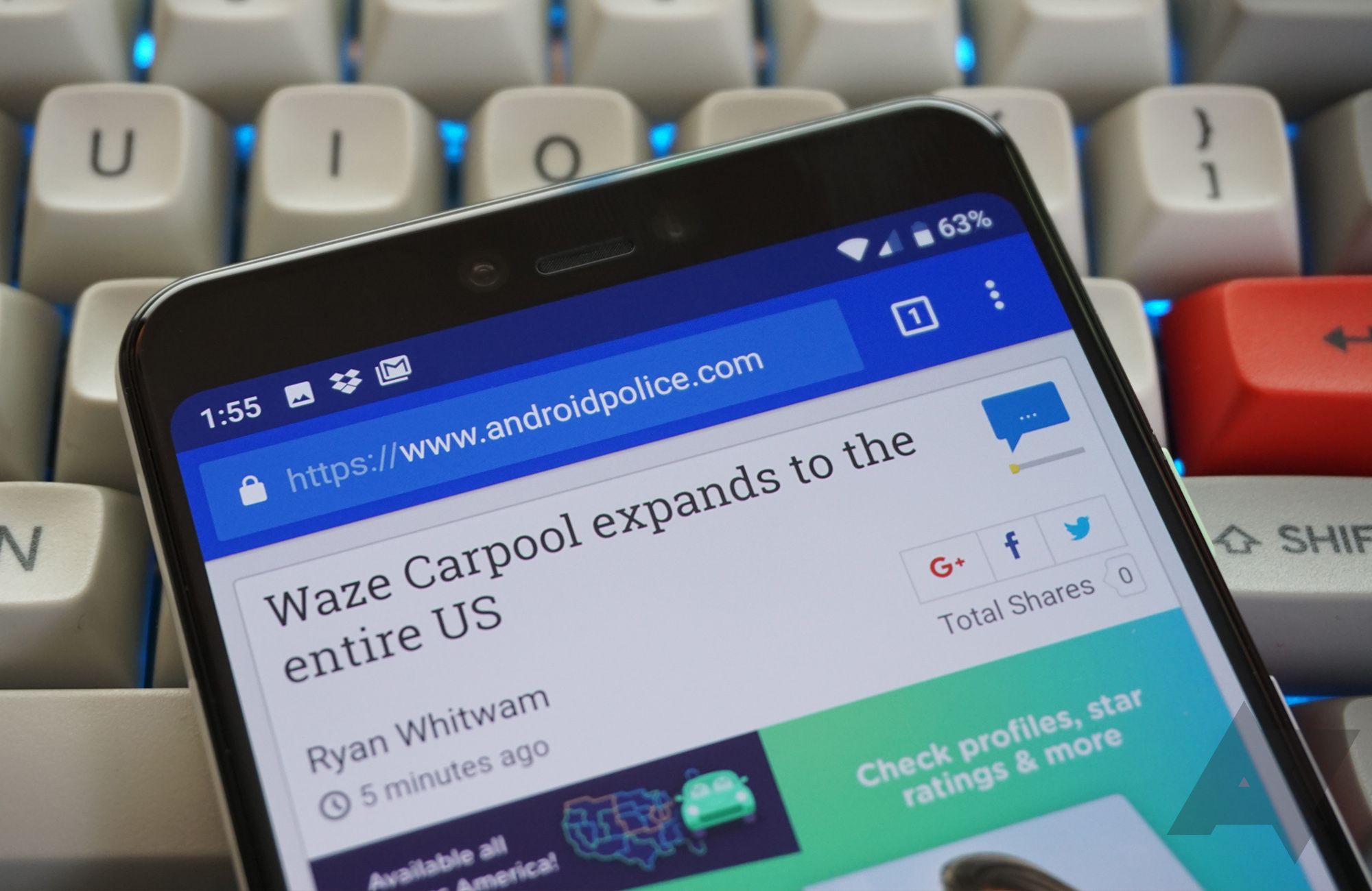 You can turn off the Pixel 3 XL notch in developer options