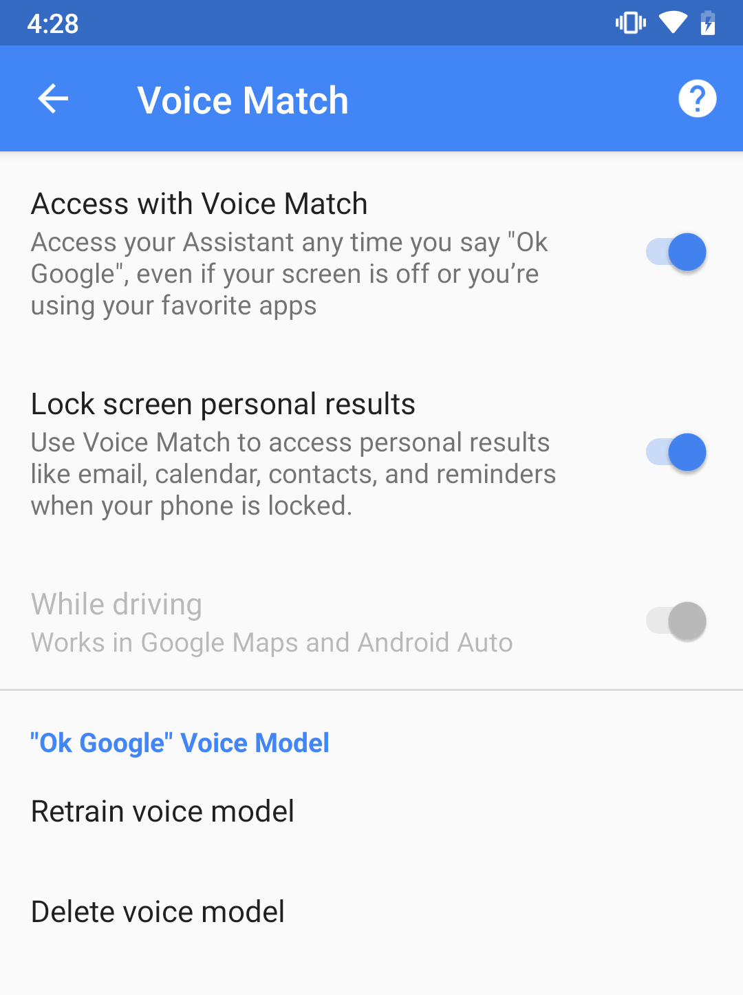 Google app v8.39 beta prepares to change Voice Match on the lockscreen ...