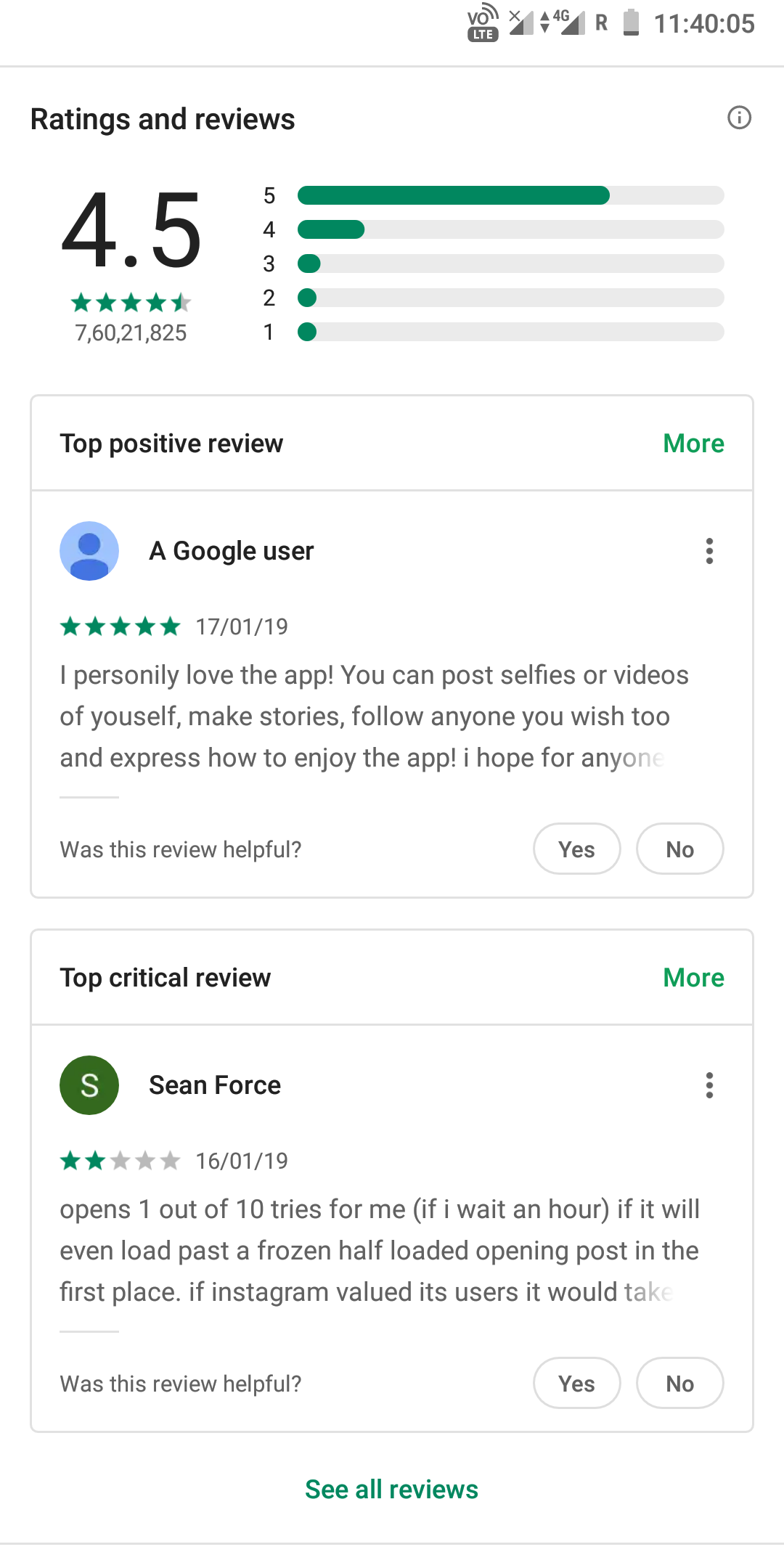 [Update: New top reviews, wider rollout] Google Play Store's redesigned ...
