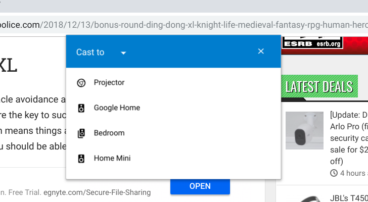 Google testing new Cast UI for Chrome, with new icons and a source toggle
