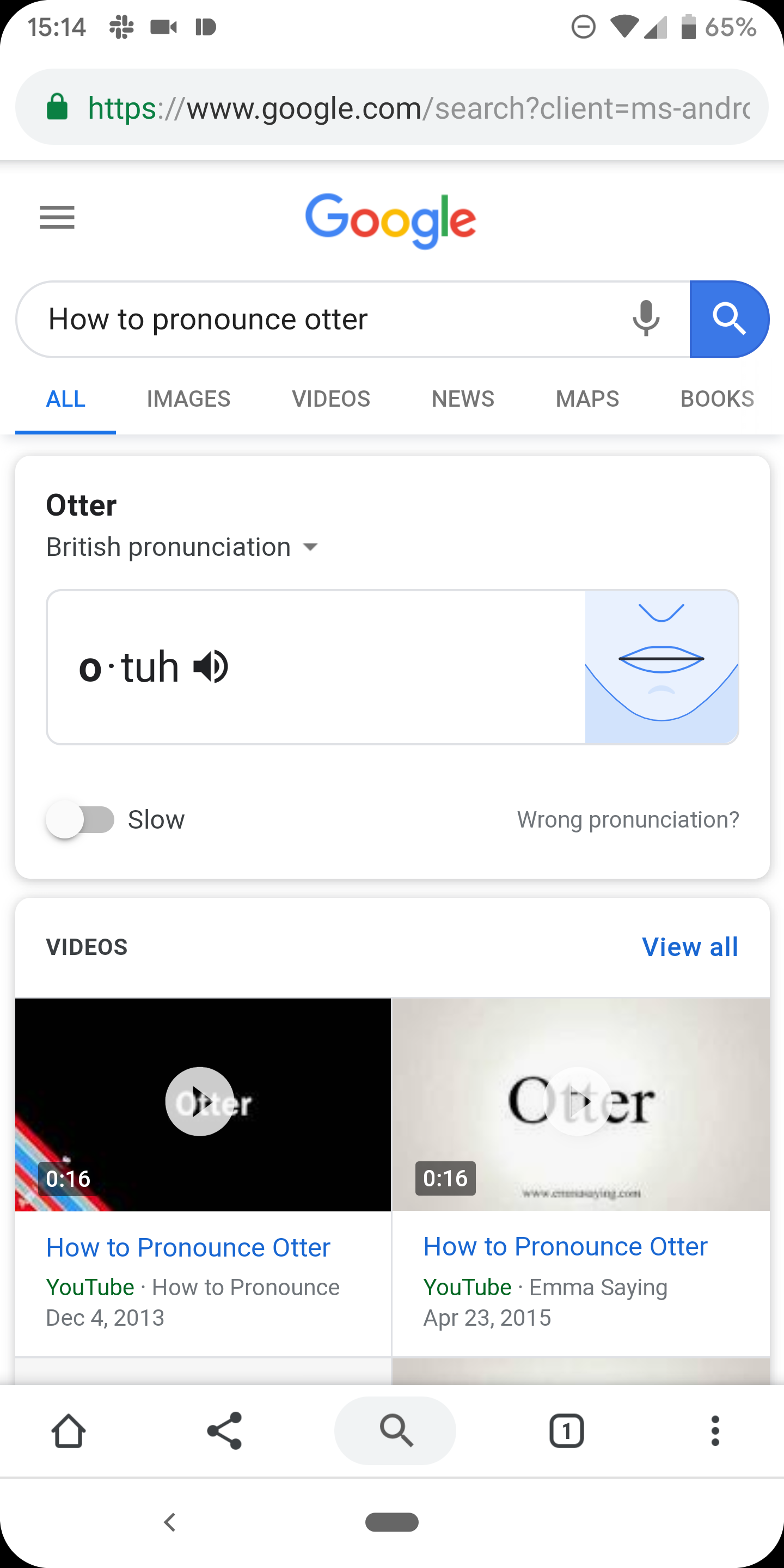 [Update: Now with visemes] Tip: Google teaches you how to pronounce a ...