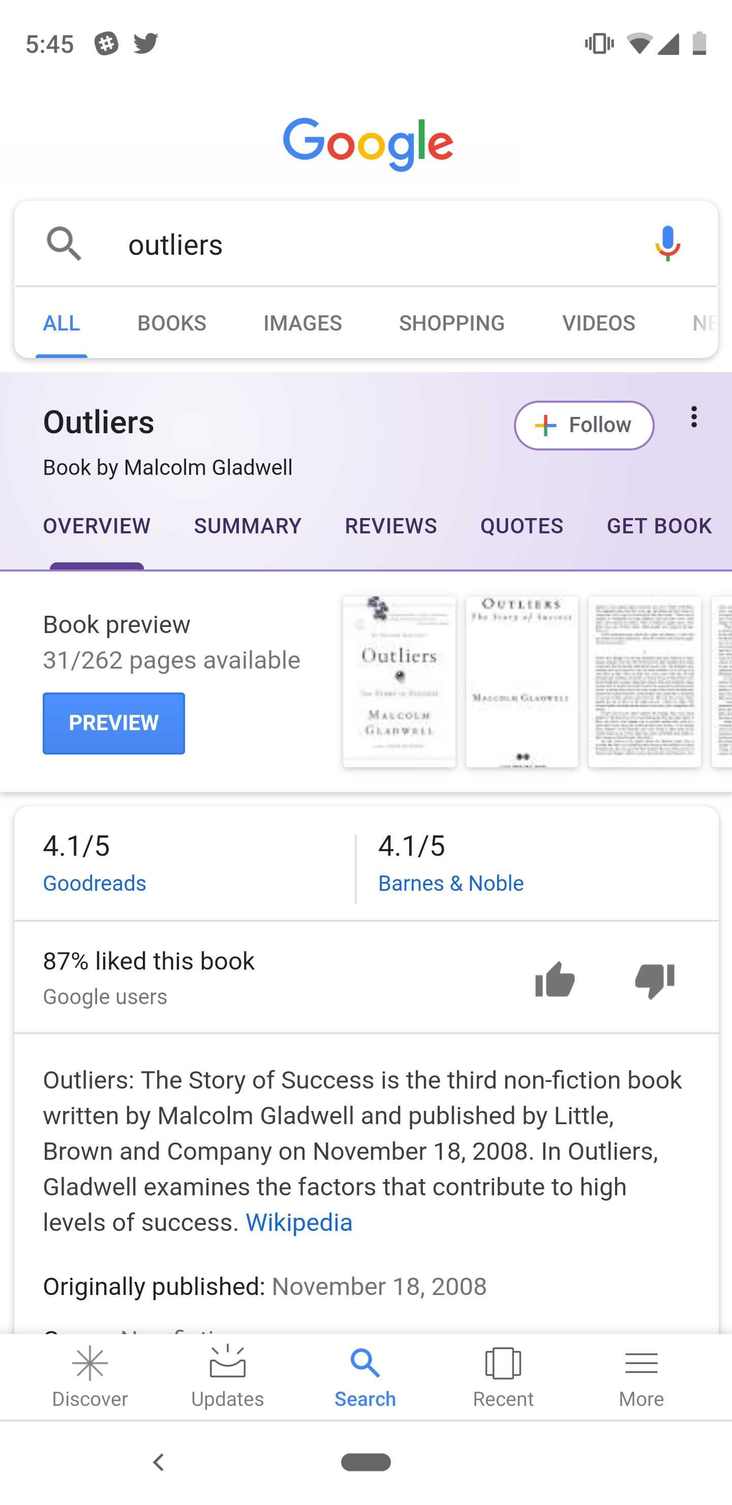 Google is testing a new search cards UI for movies, music, books ...