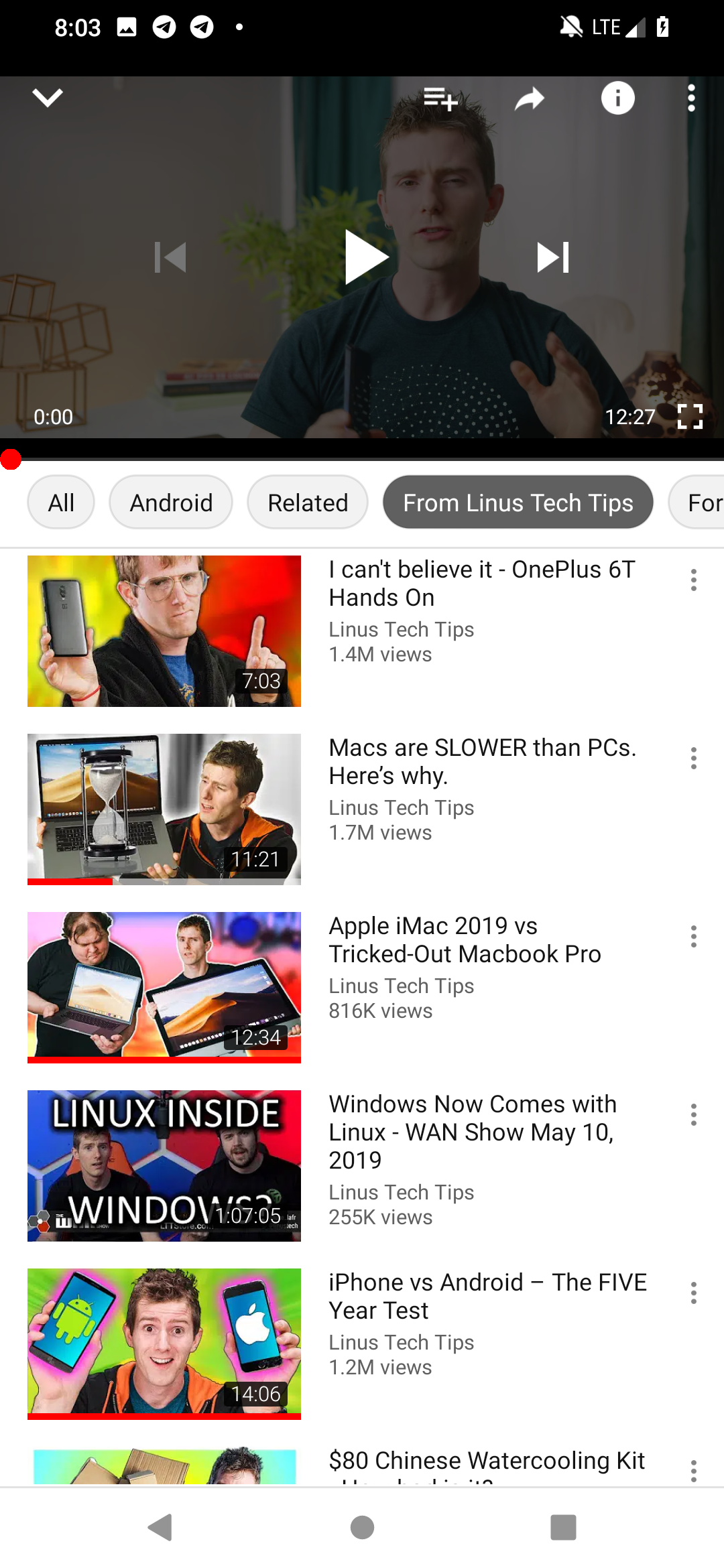 [Update: New look] YouTube is testing Up Next filters on Android