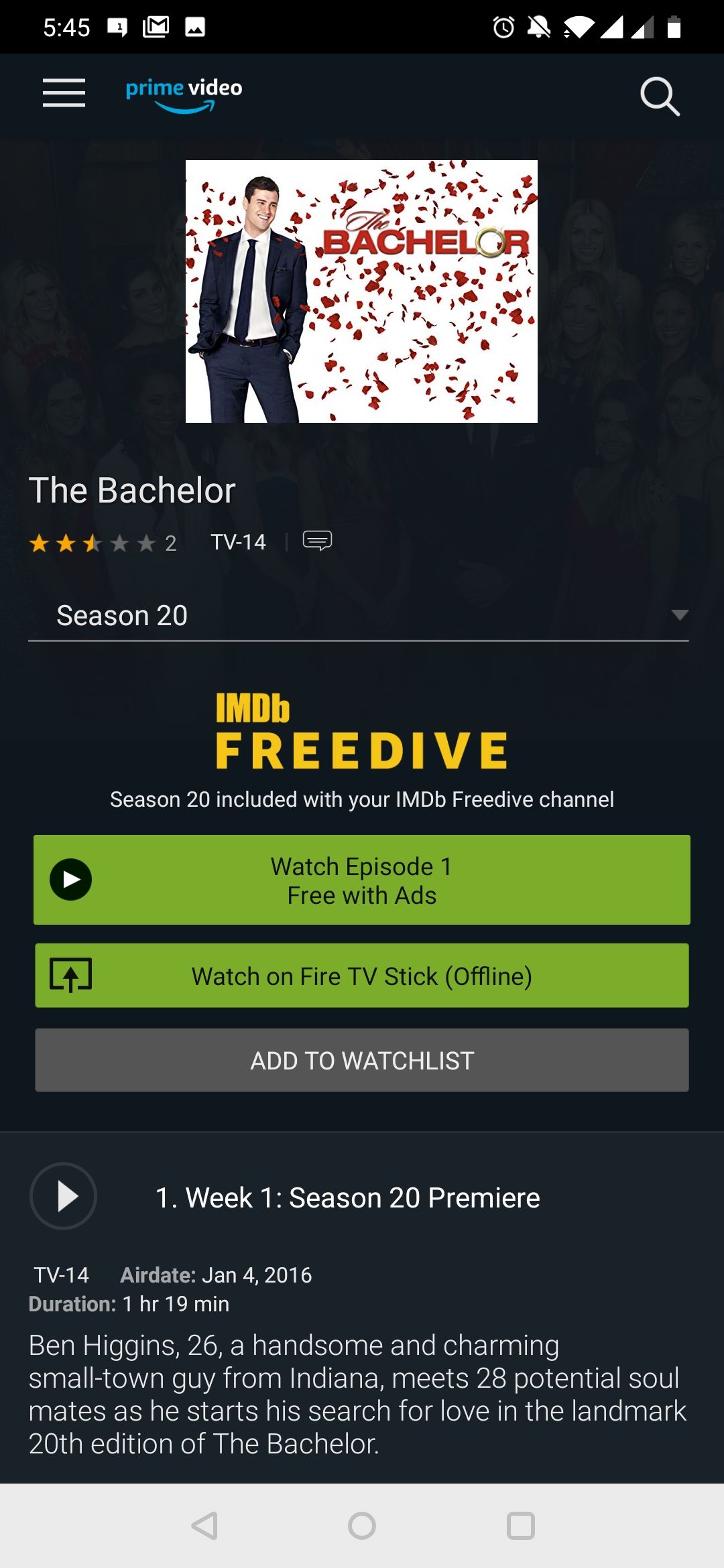 IMDb Freedive is Amazon's new ad-supported streaming service