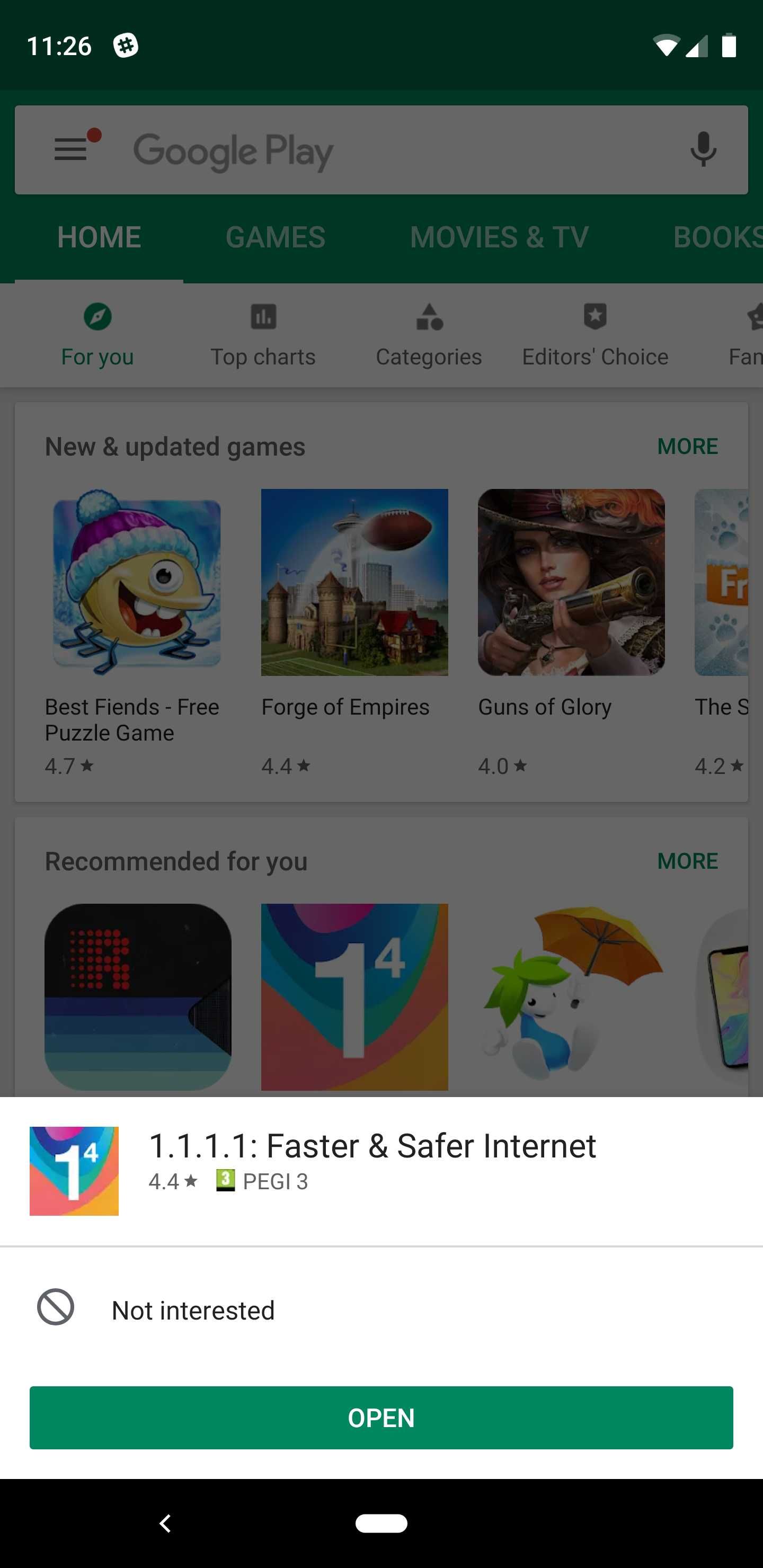 Play Store Tests Show Inverted Games And Apps Tabs No Overflow Button And New Pop Up Menu