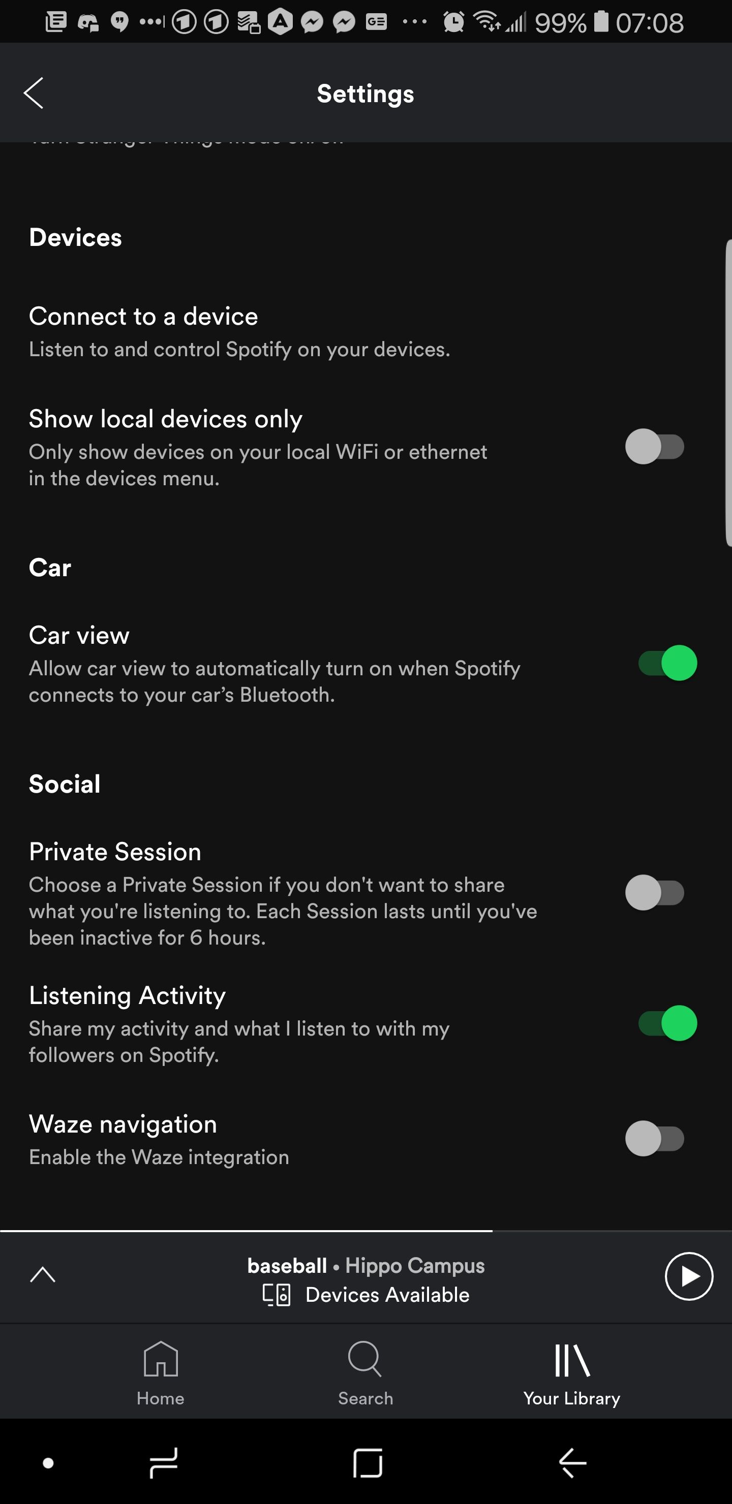 Spotify is testing an updated Car View mode suitable for driving