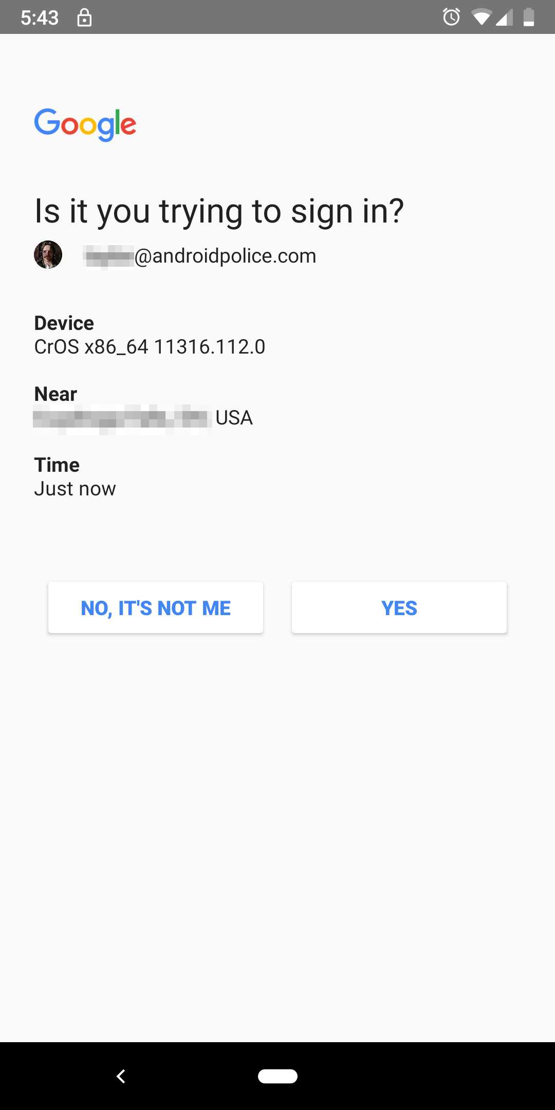Google is testing revised two-step verification prompts on mobile