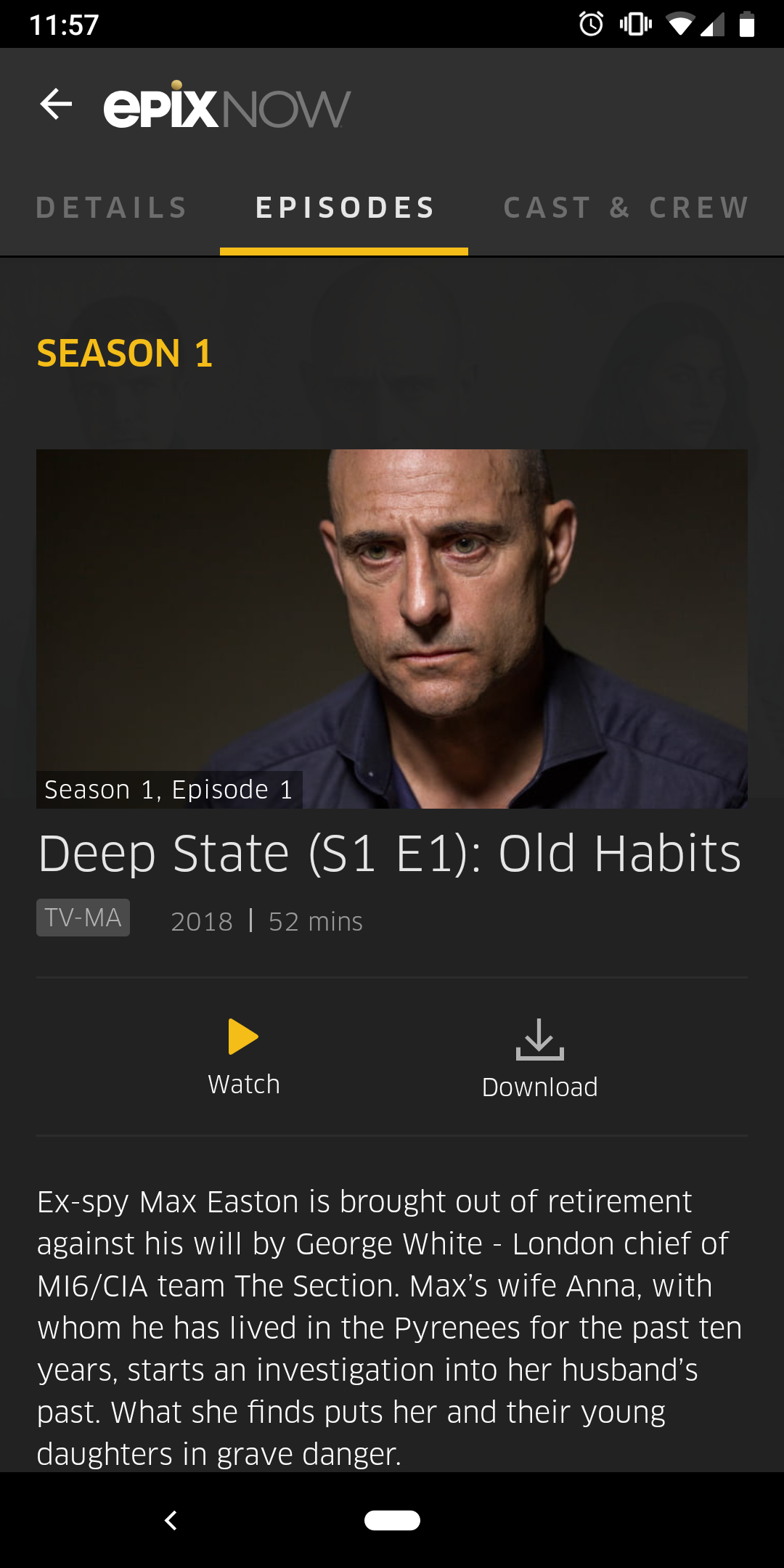 Epix streaming plan and Android app are now available, costs $5.99 a month