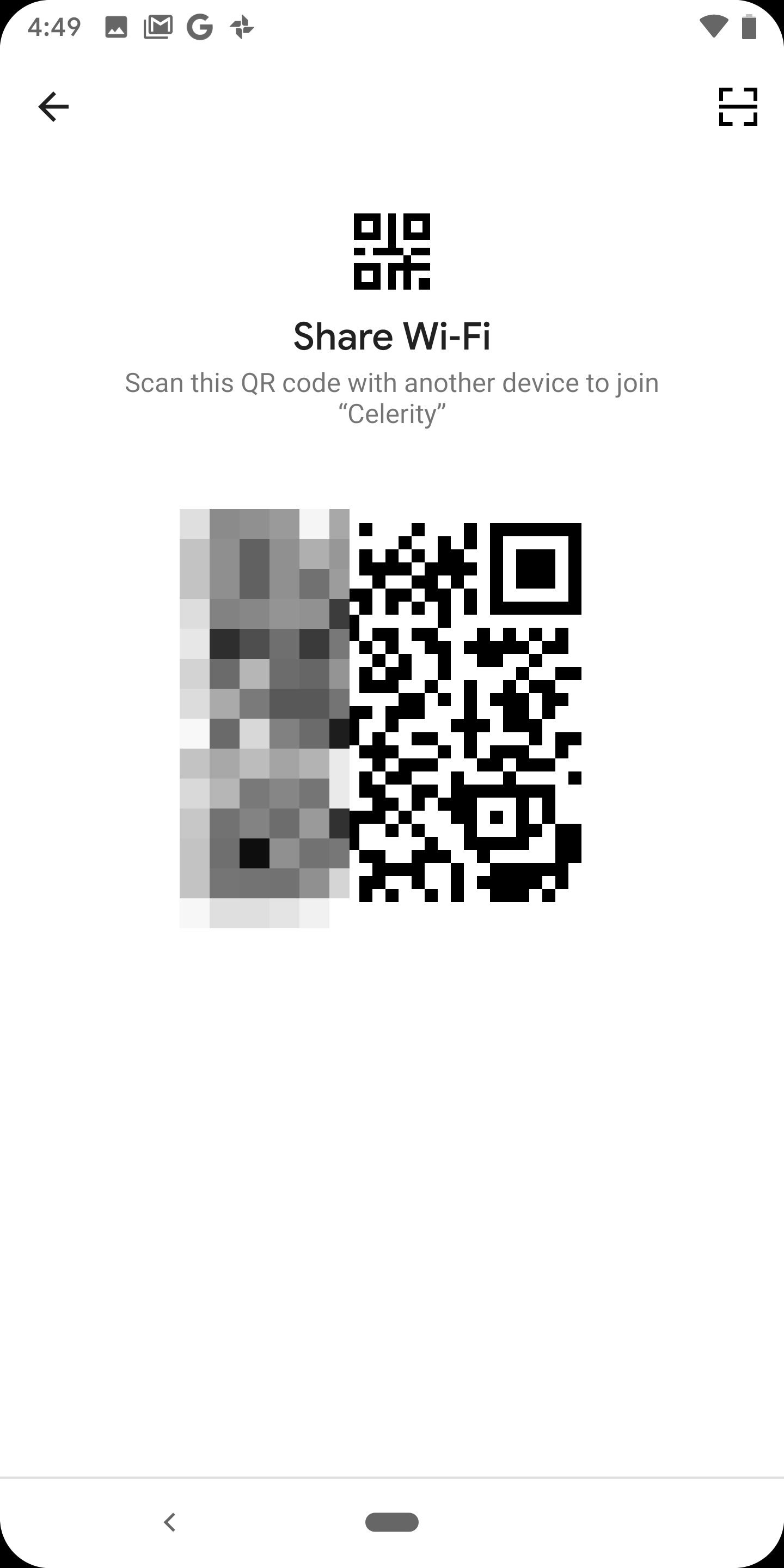 Android Q lets you share and connect to WiFi networks with QR codes