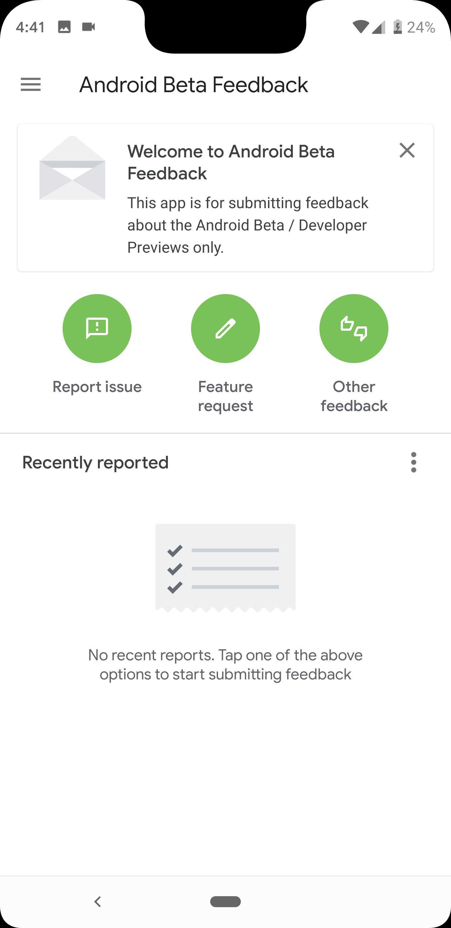 [Update x2: Dark mode added] New Feedback app to be bundled with ...