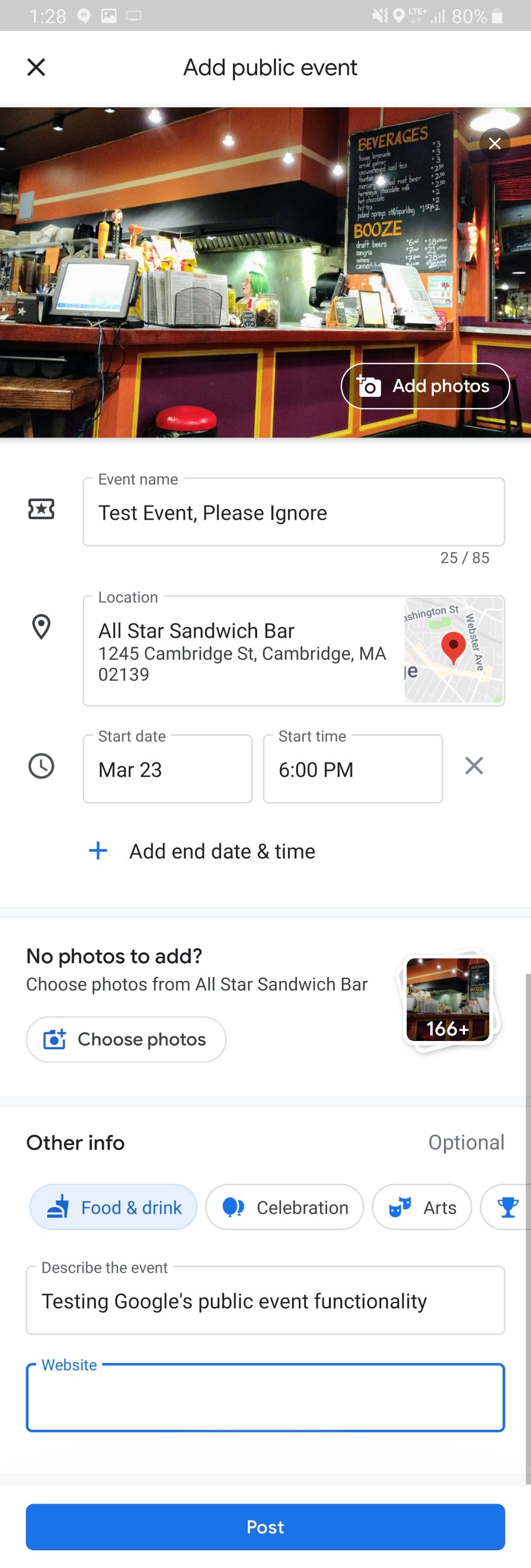 [Update: Laggy but not broken] Google Maps rolling out public event ...