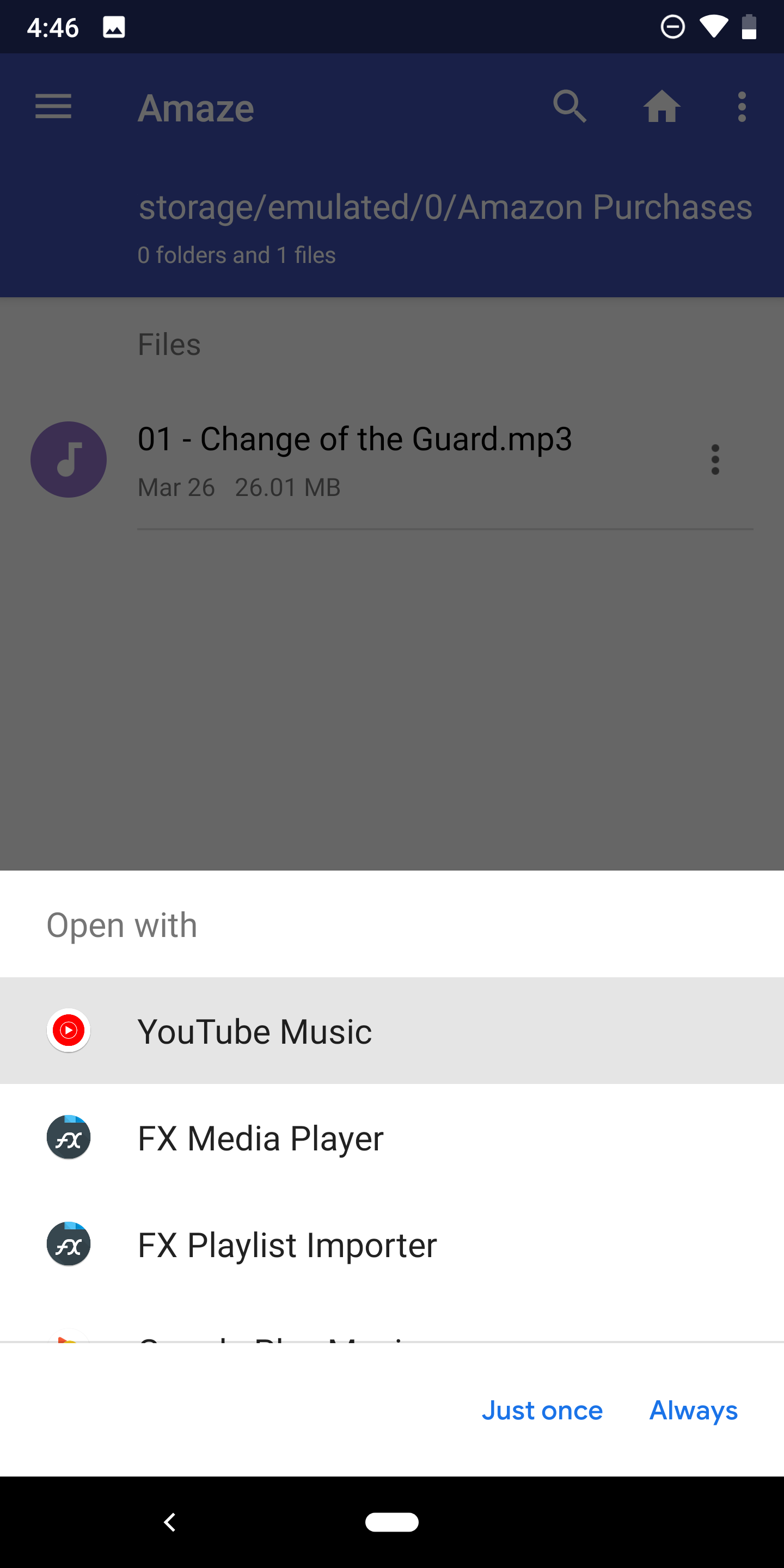 YouTube Music can now act as a media player for files stored on your phone