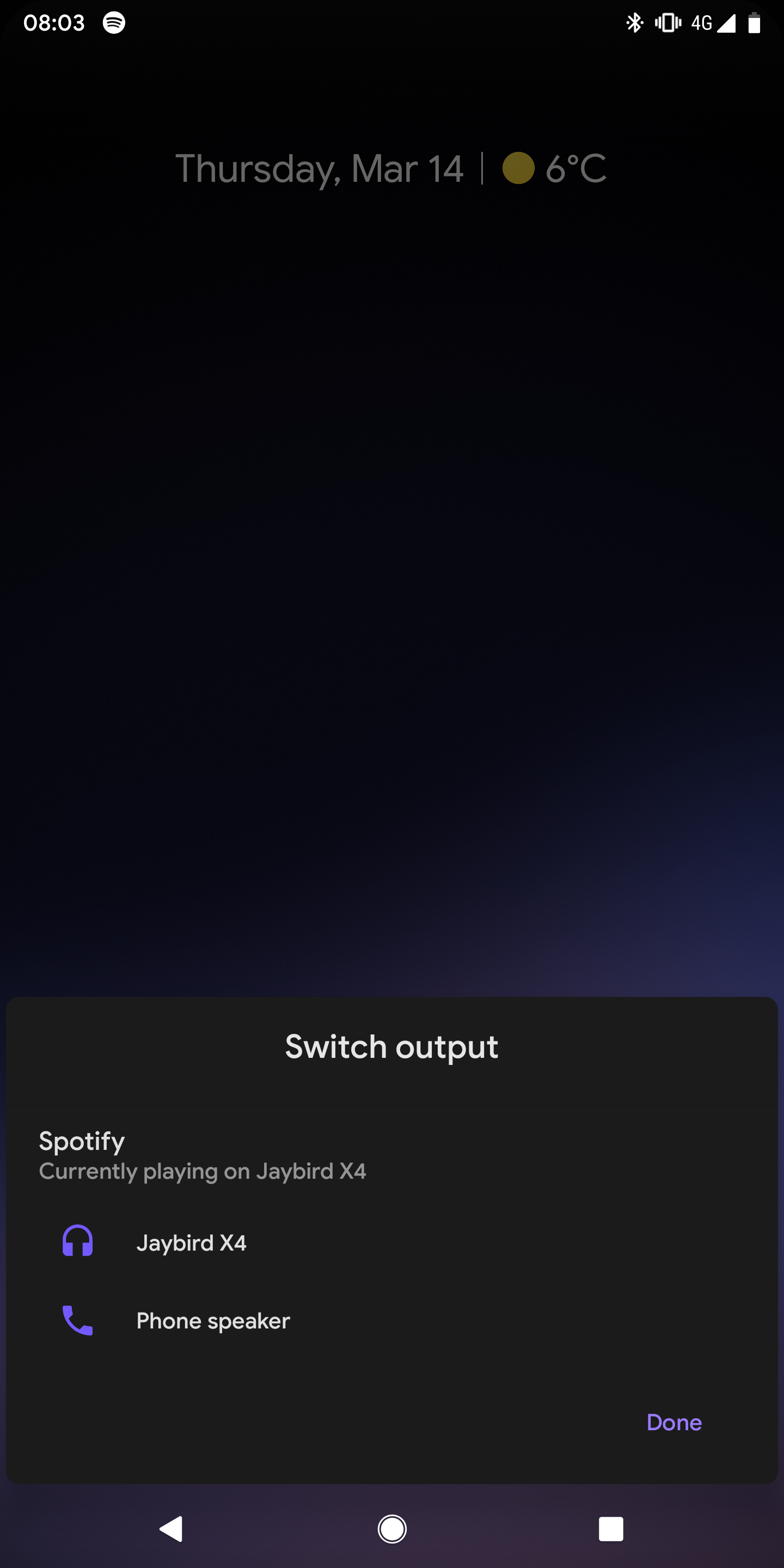Android Q lets you easily switch audio output for playing media