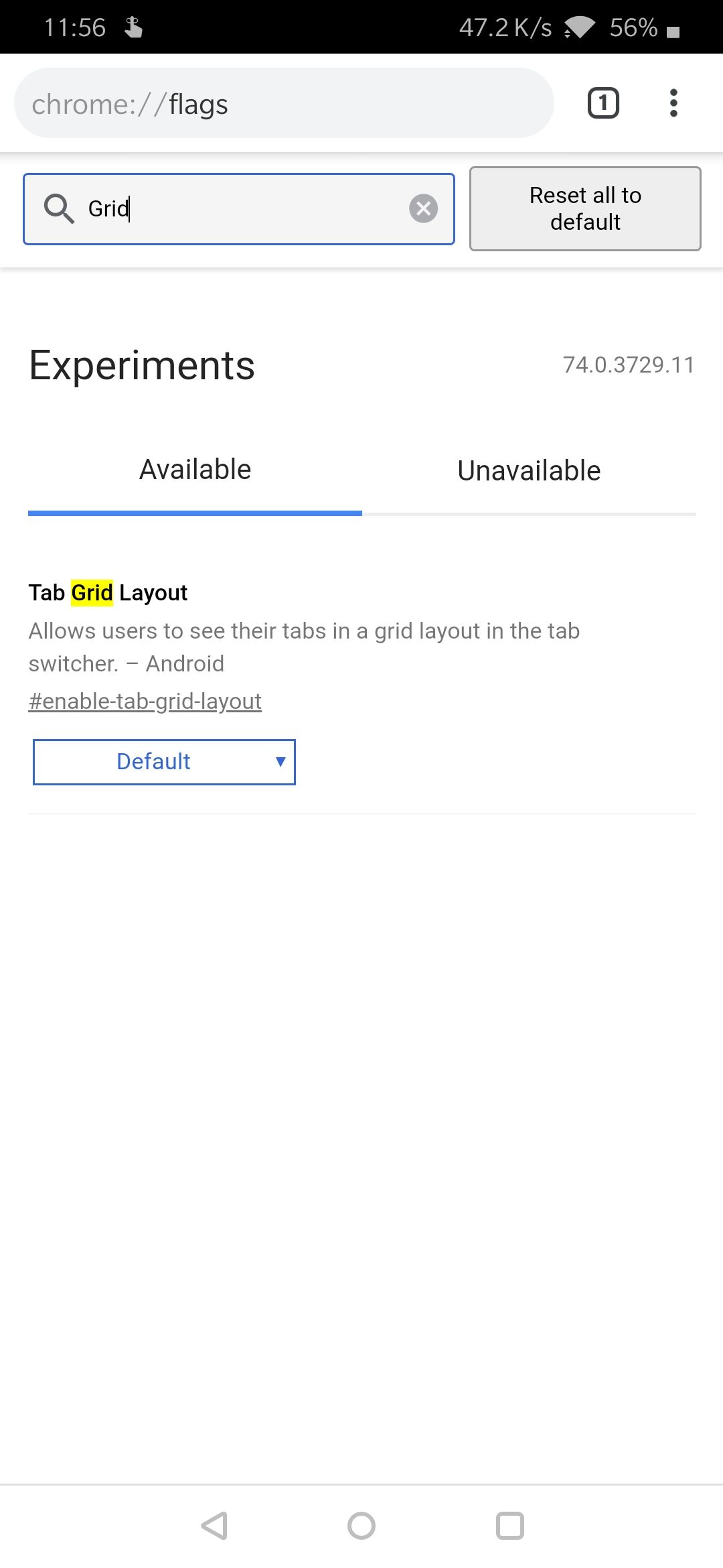 [Update: Now in Stable] Chrome tests a grid layout for the tab switcher ...