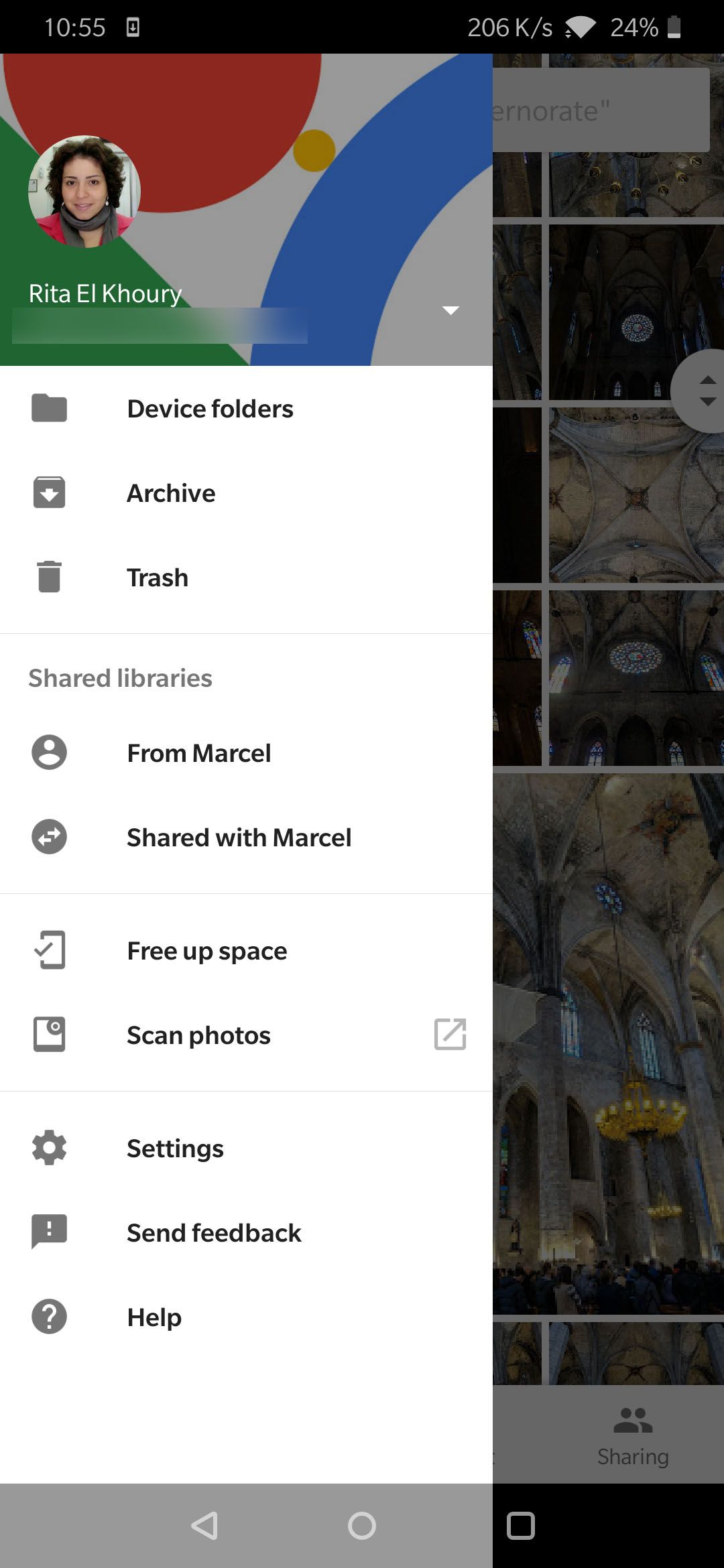 Shared libraries on Google Photos are a bit more hidden now