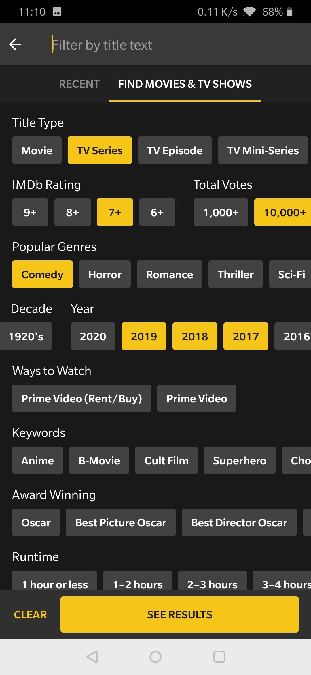 IMDb's new filters help you find the exact movies or TV series you want ...