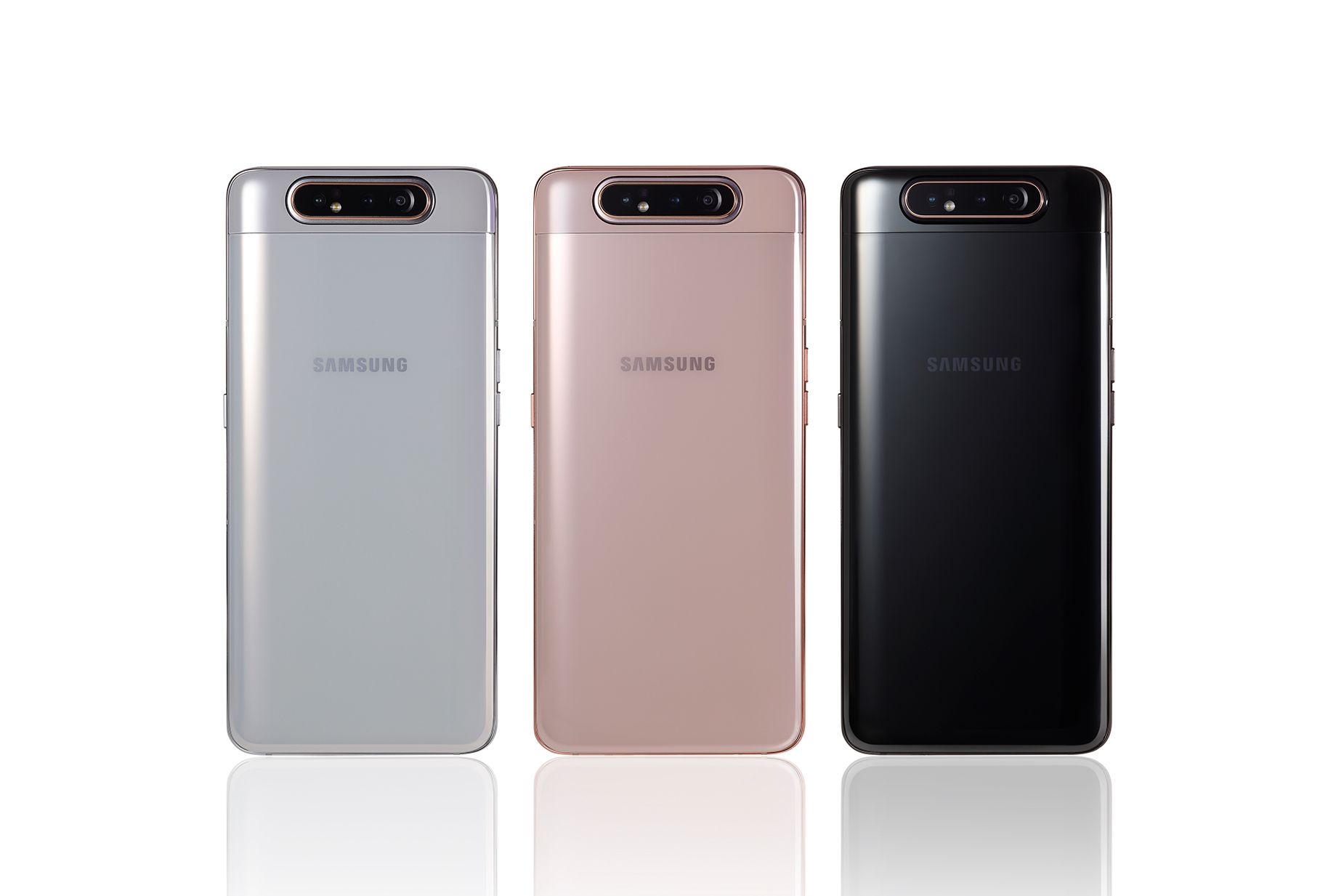 Samsung reveals the Galaxy A80 with a sliding, rotating 48MP camera