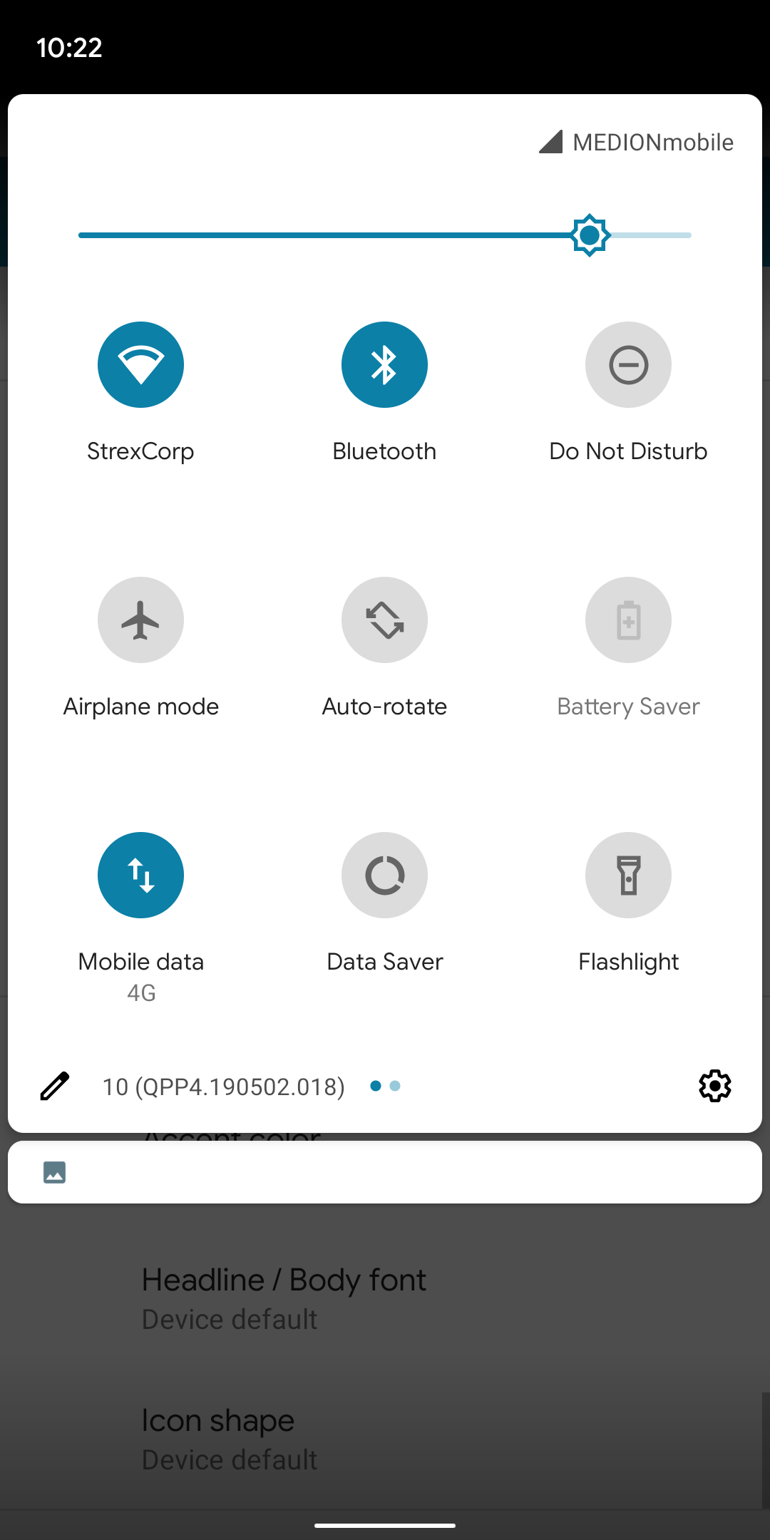 [Update: More colors] Android Q developer options include accent color ...