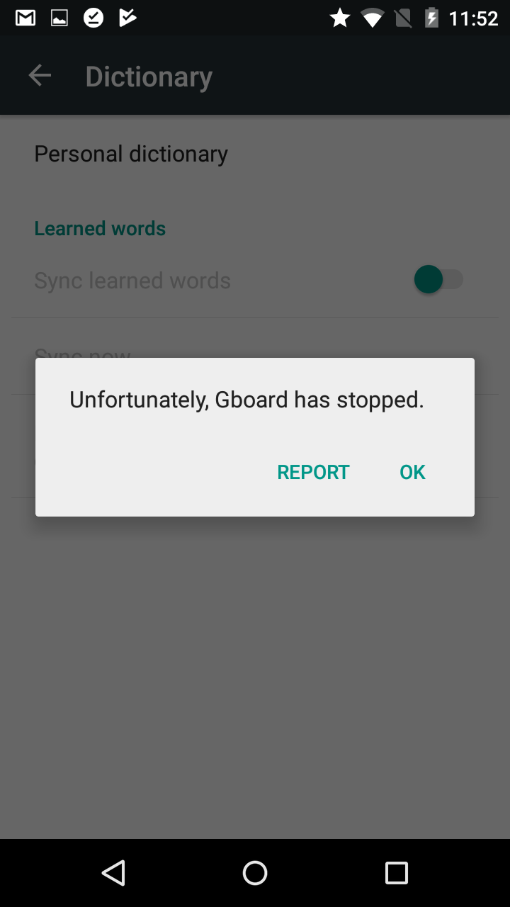 Gboard's personal dictionary sync is mysteriously disappearing for some ...