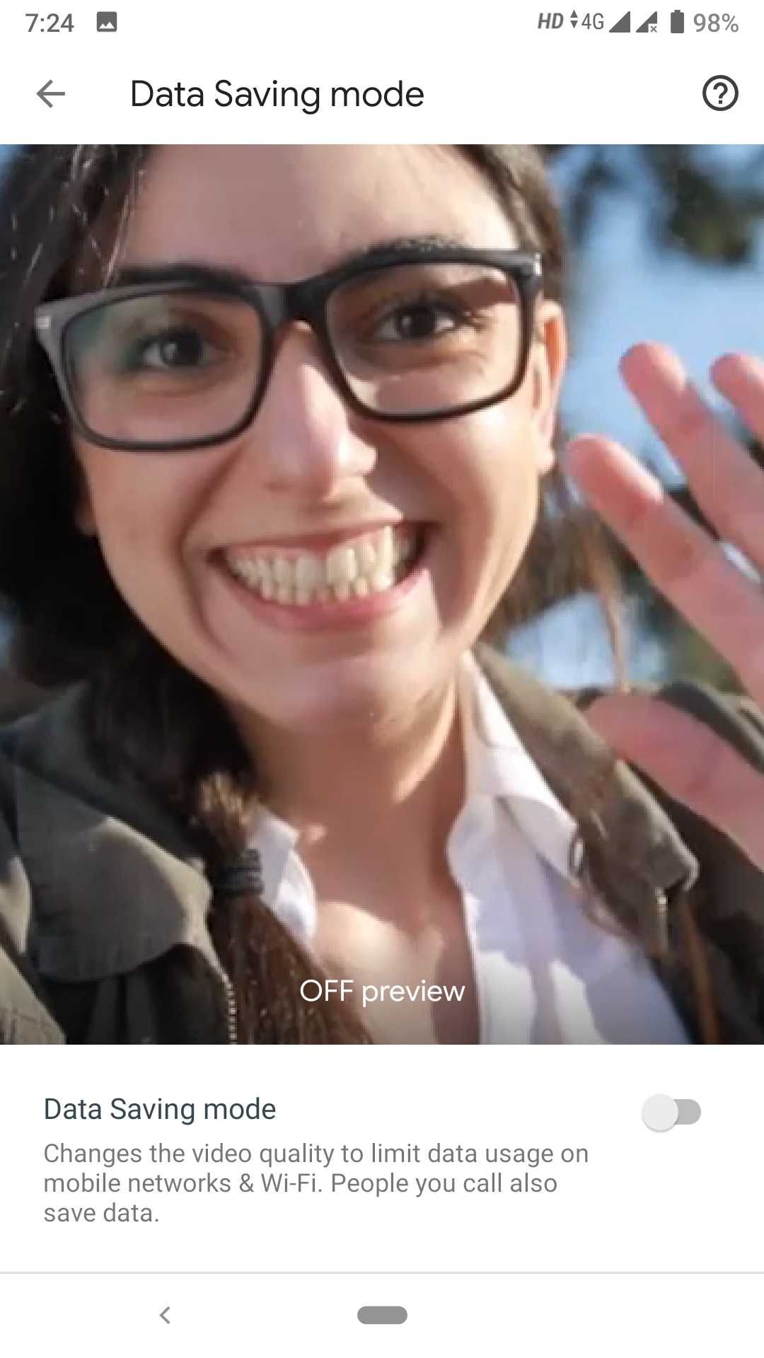 Google Duo rolls out better data saver mode for mobile and WiFi connections