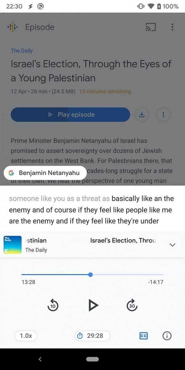 Google Podcasts has new features to take advantage of transcription ...