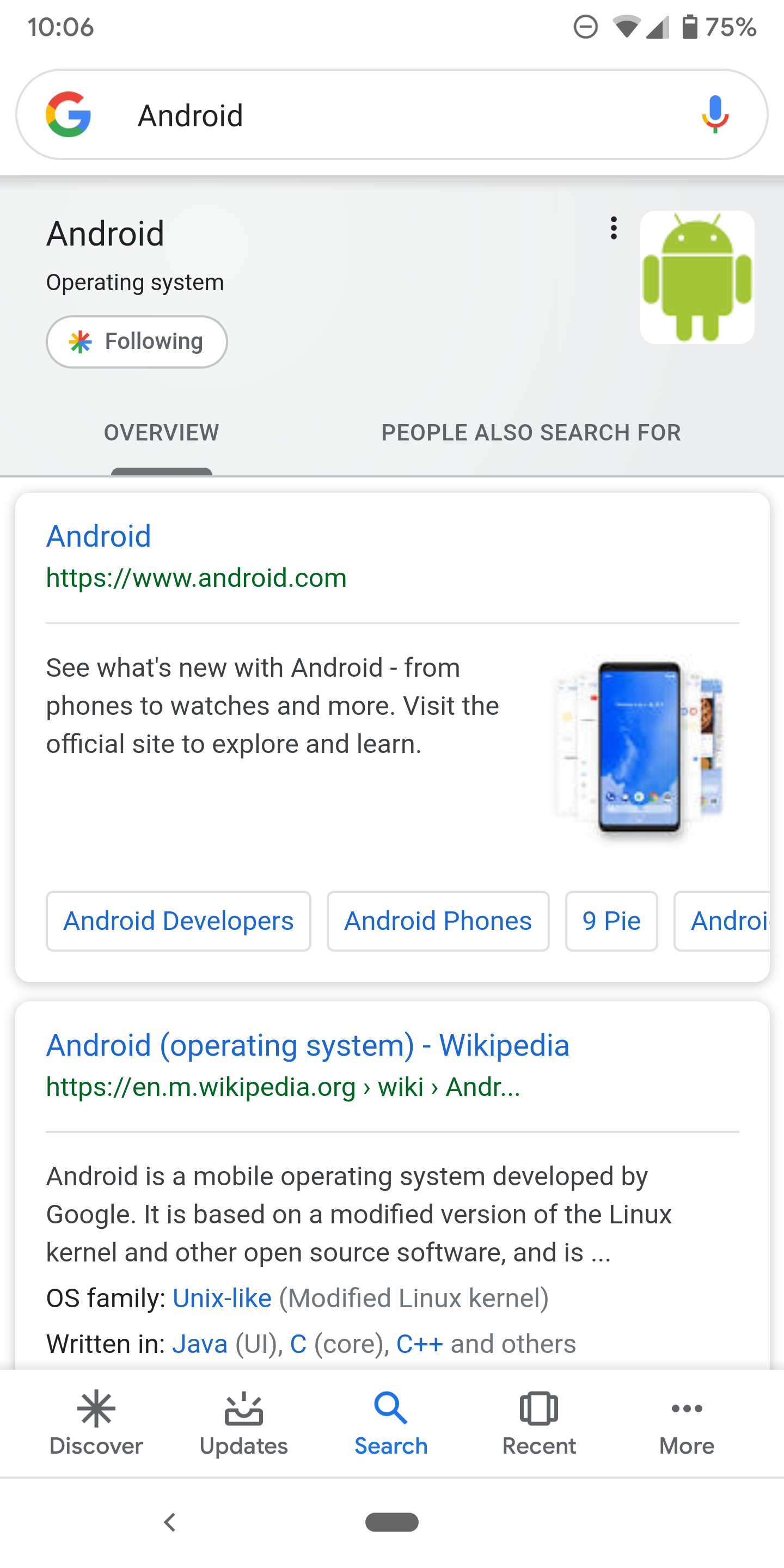 Google improves Knowledge Graph search cards: Material refresh ...