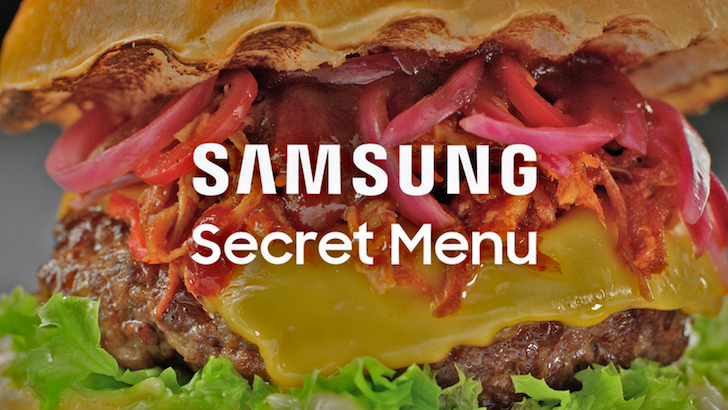 Samsung phones are getting an exclusive Secret Menu... for food (what)