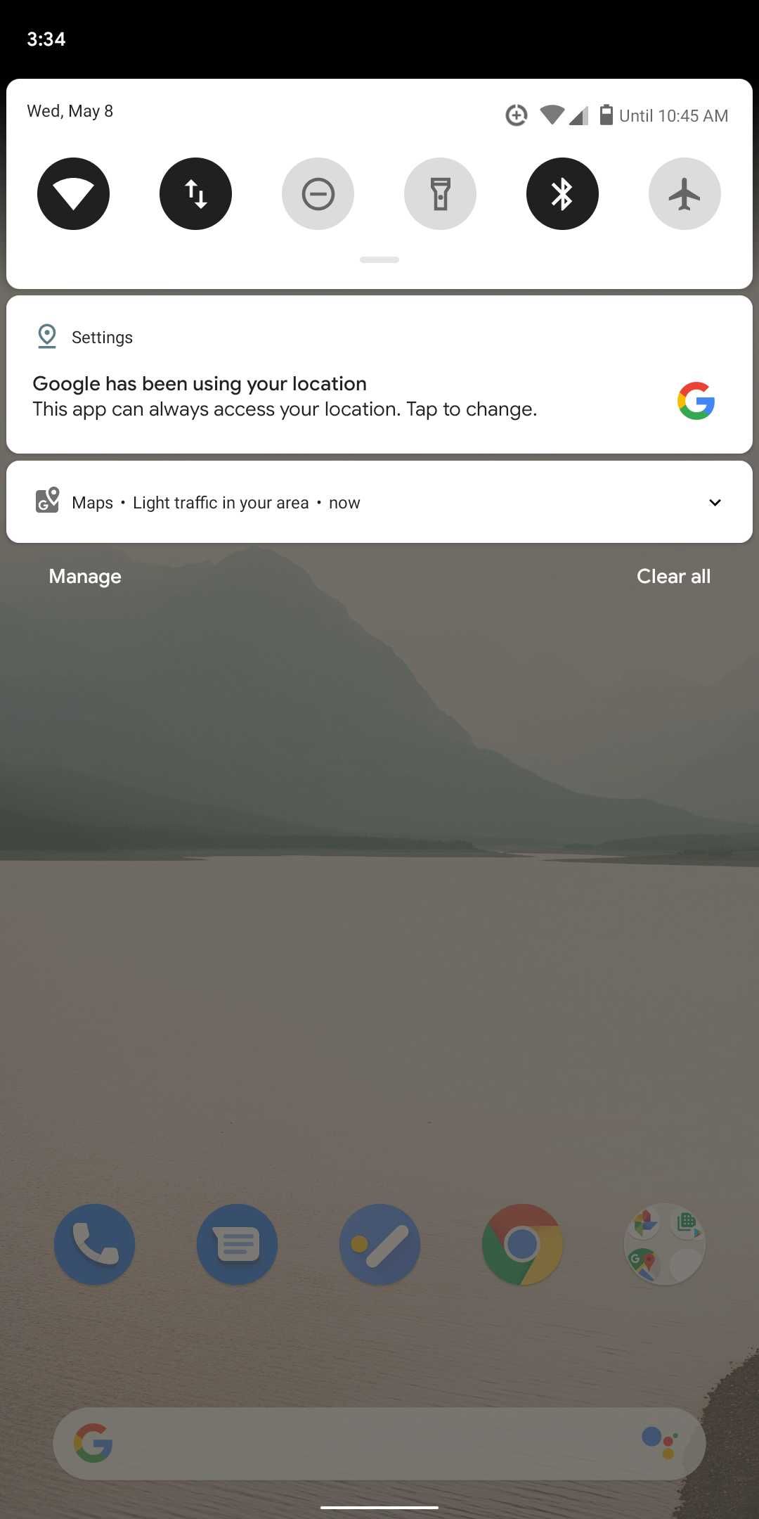 Android Q Beta 3 adds location sharing reminders for background apps