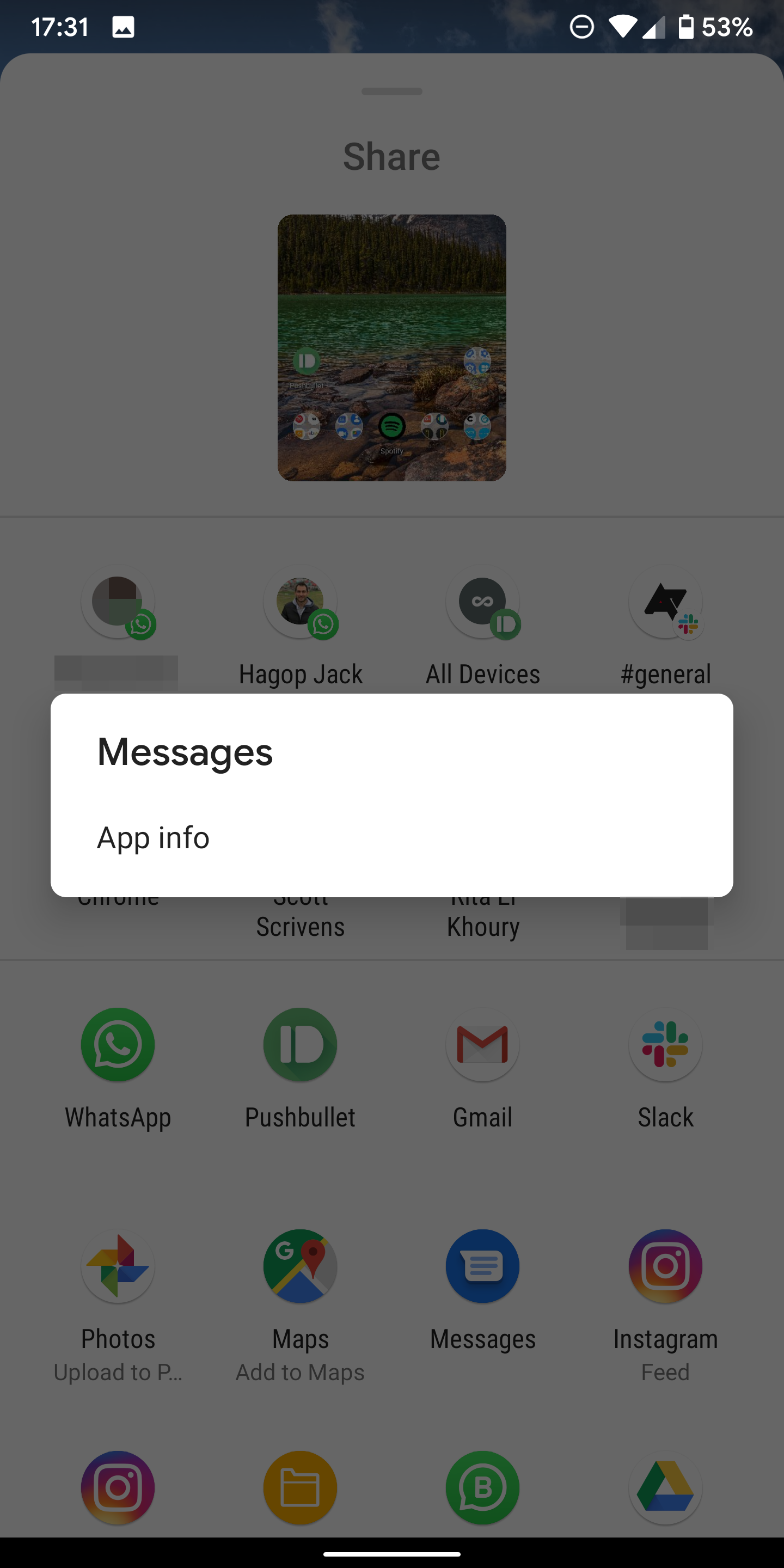 Share menu changes in Android Q Beta 3: No more app pinning, 8 Direct ...