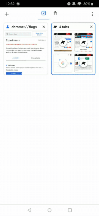 [Update: Further improvements] Chrome tab groups are live on Android